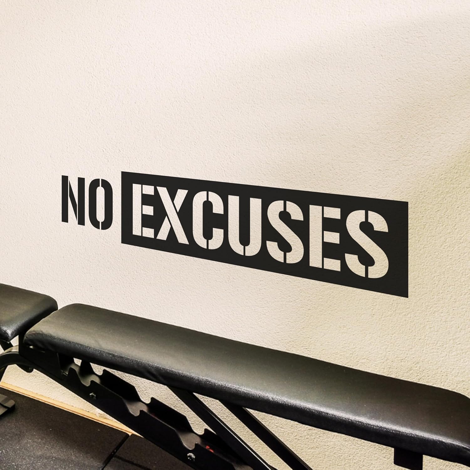 Amazon.com: My Vinyl Story – No Excuses Wall Decal – Motivational Vinyl ...