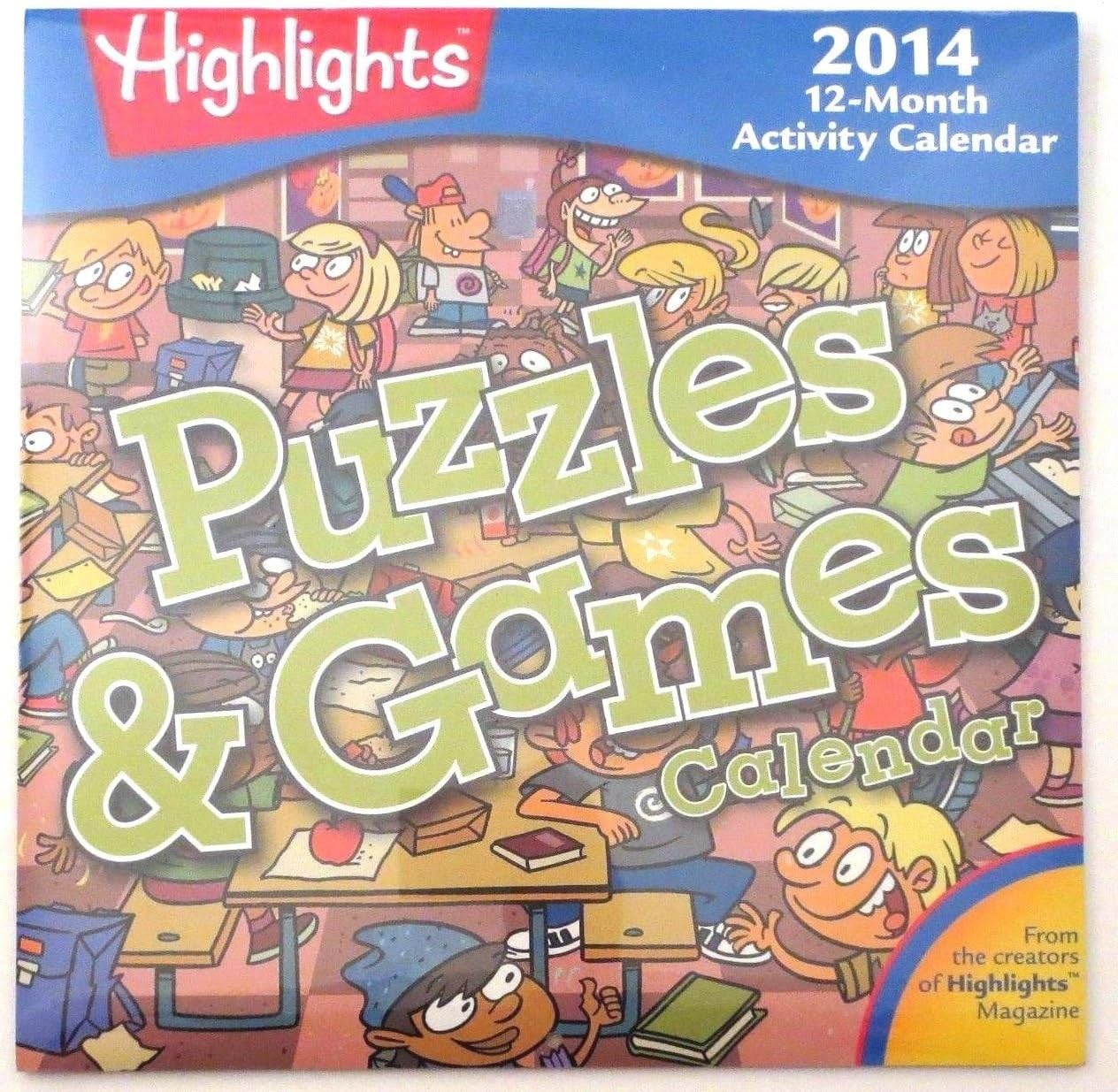 Amazon.com : Highlights 2014 12 Month Activity Calendar : Office Products