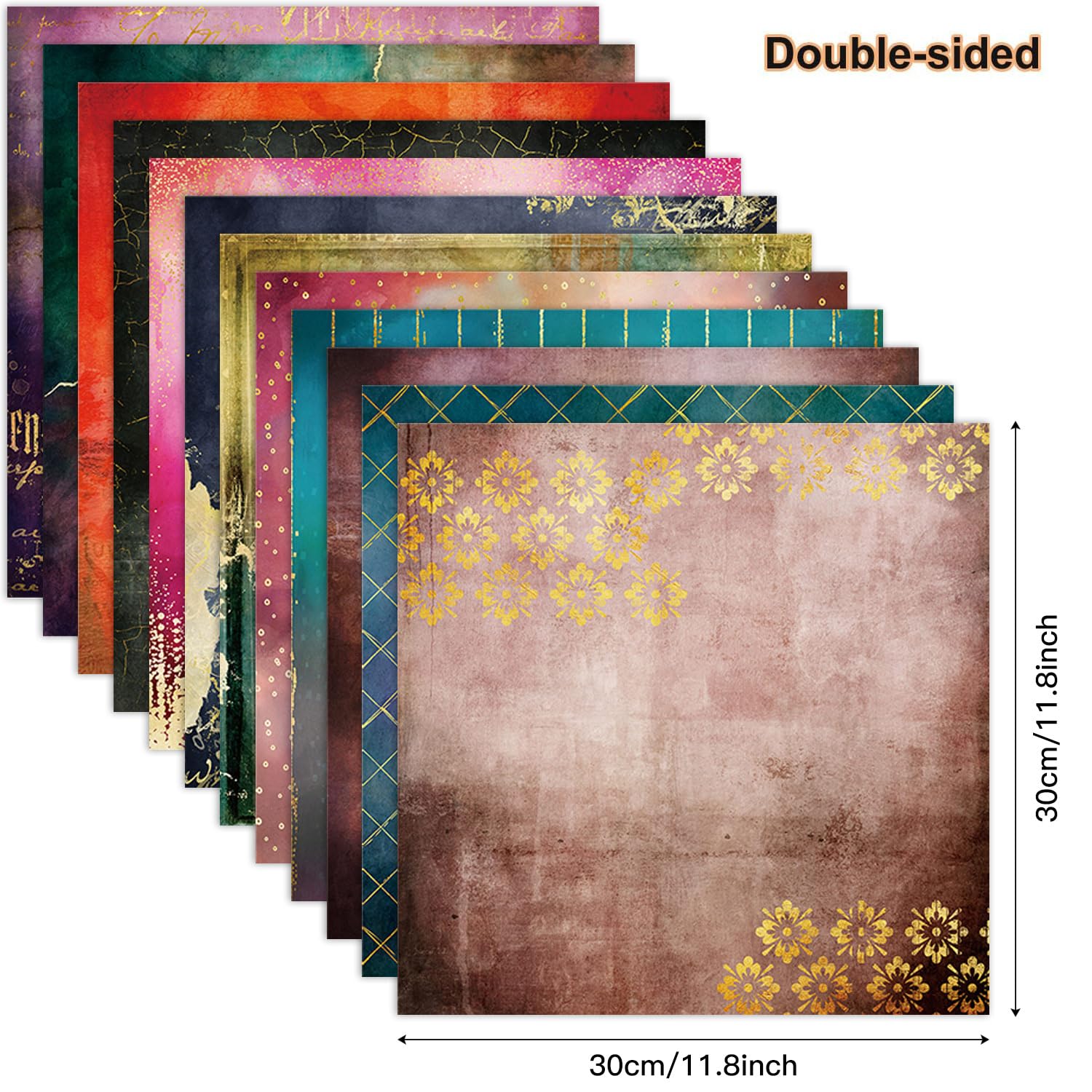 Snapklik.com : Vintage Scrapbook Paper Aesthetic Patterned Paper 1212 ...