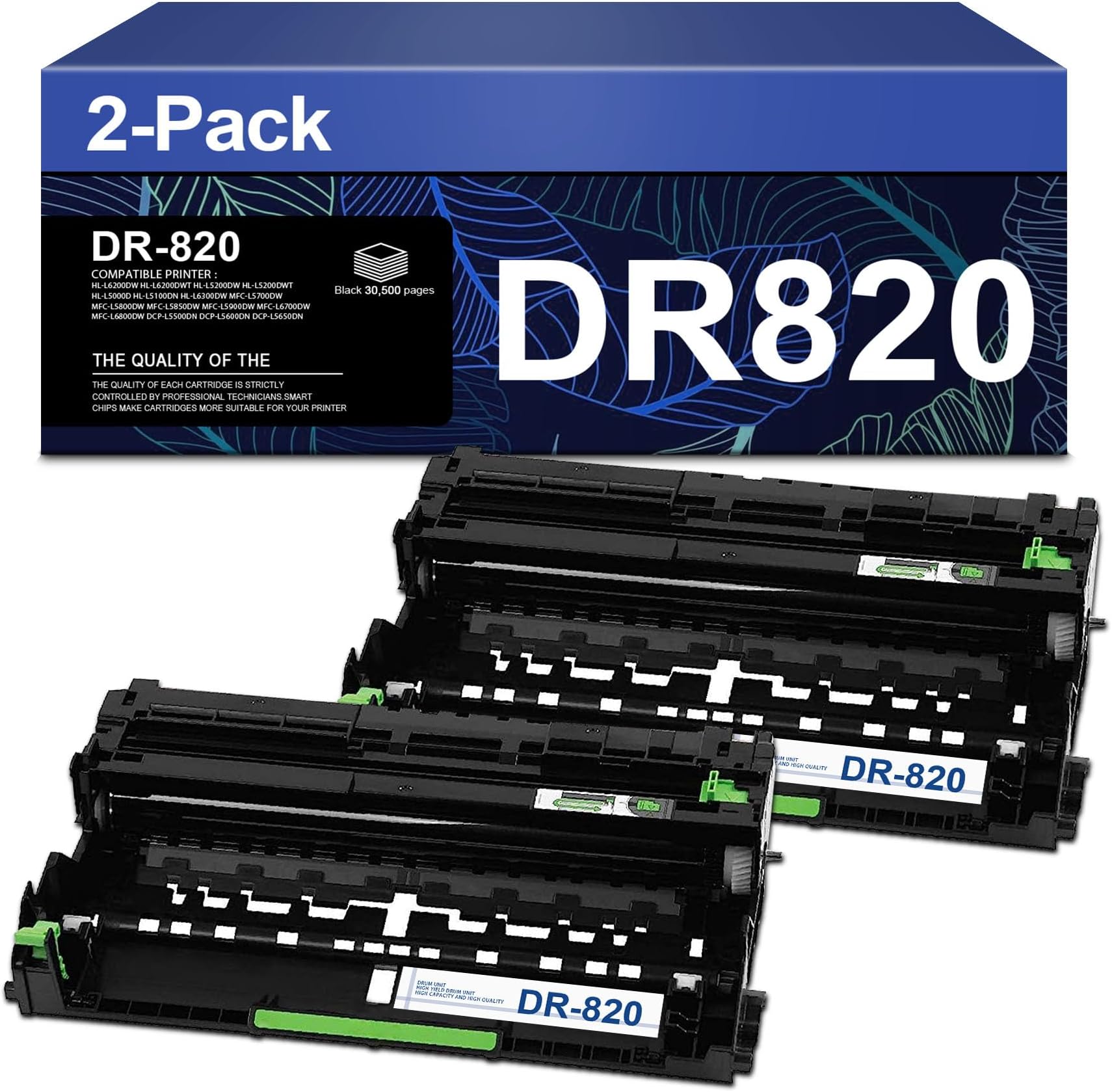 Amazon.com: DR-820 DR820 Drum Unit [Not Toner] Replacement for Brother ...