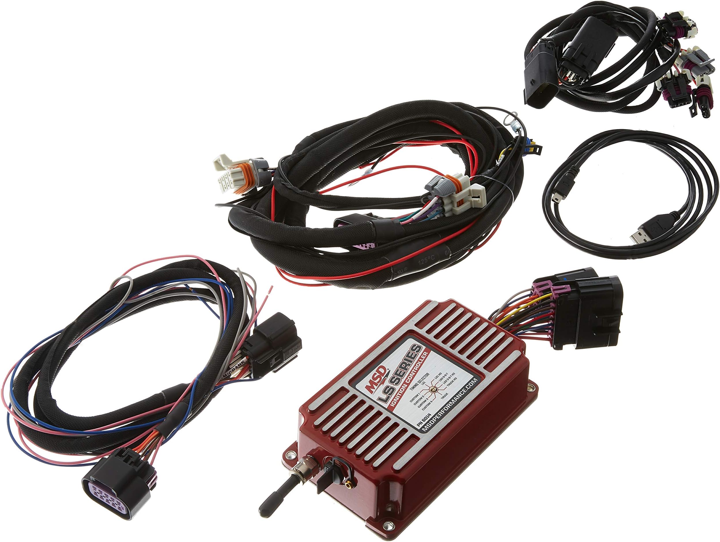 Amazon.com: MSD Ignition 6425 6AL Ignition Control Box , Red : Automotive