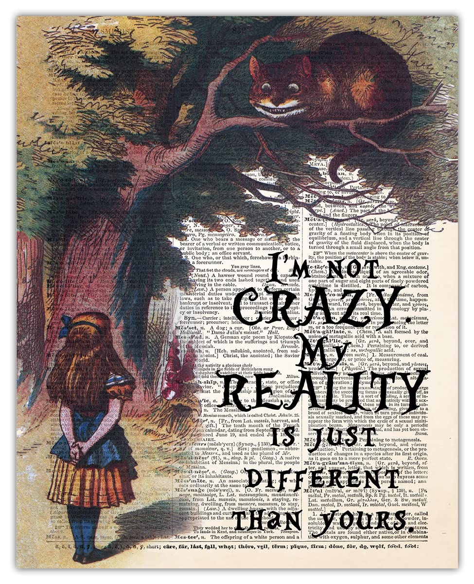 Buy Motivational Wall Art Office Decor for Men & Women: "I'm Not Crazy ...