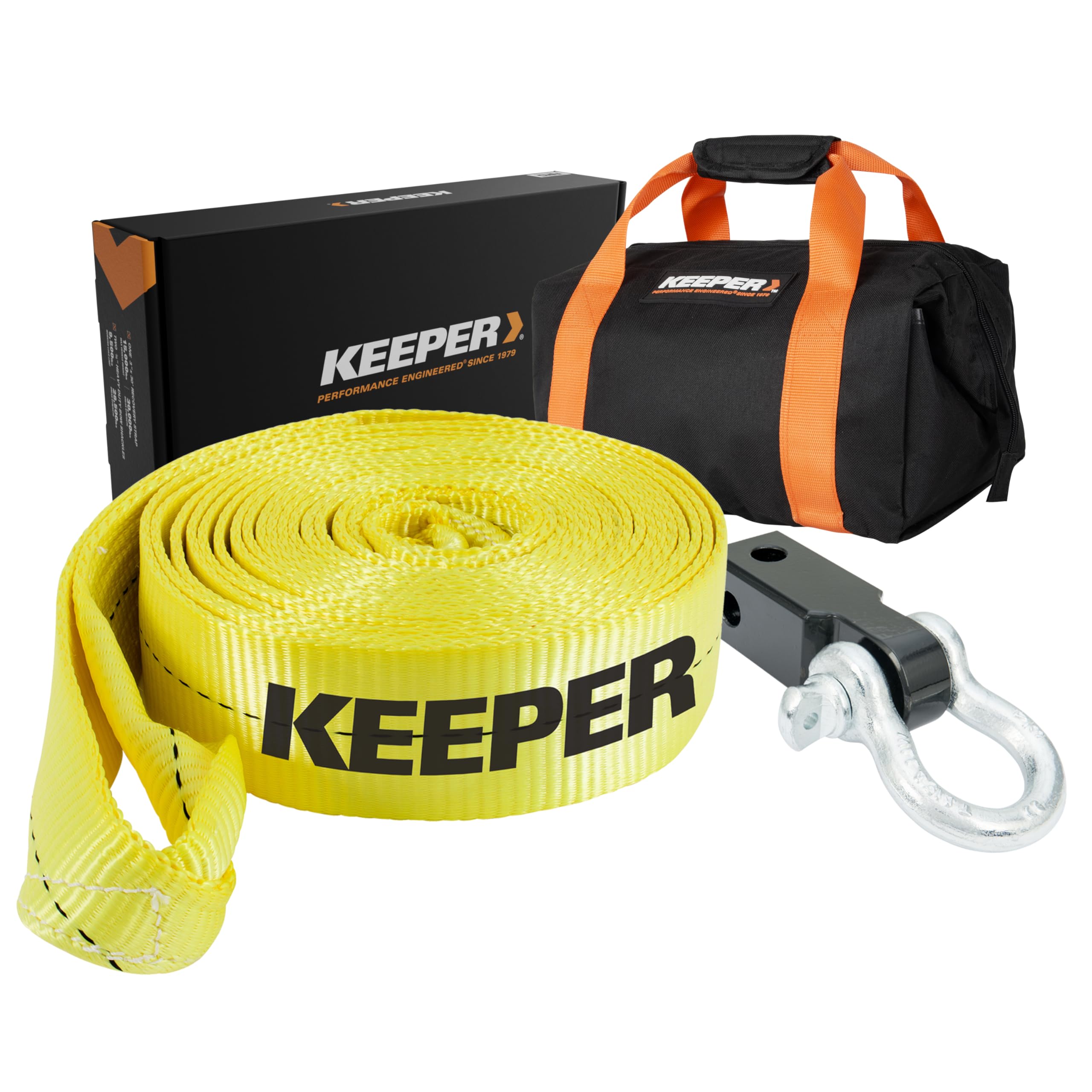 Amazon.com: Keeper Recovery Combo Kit for Towing and Off-Road Vehicle ...