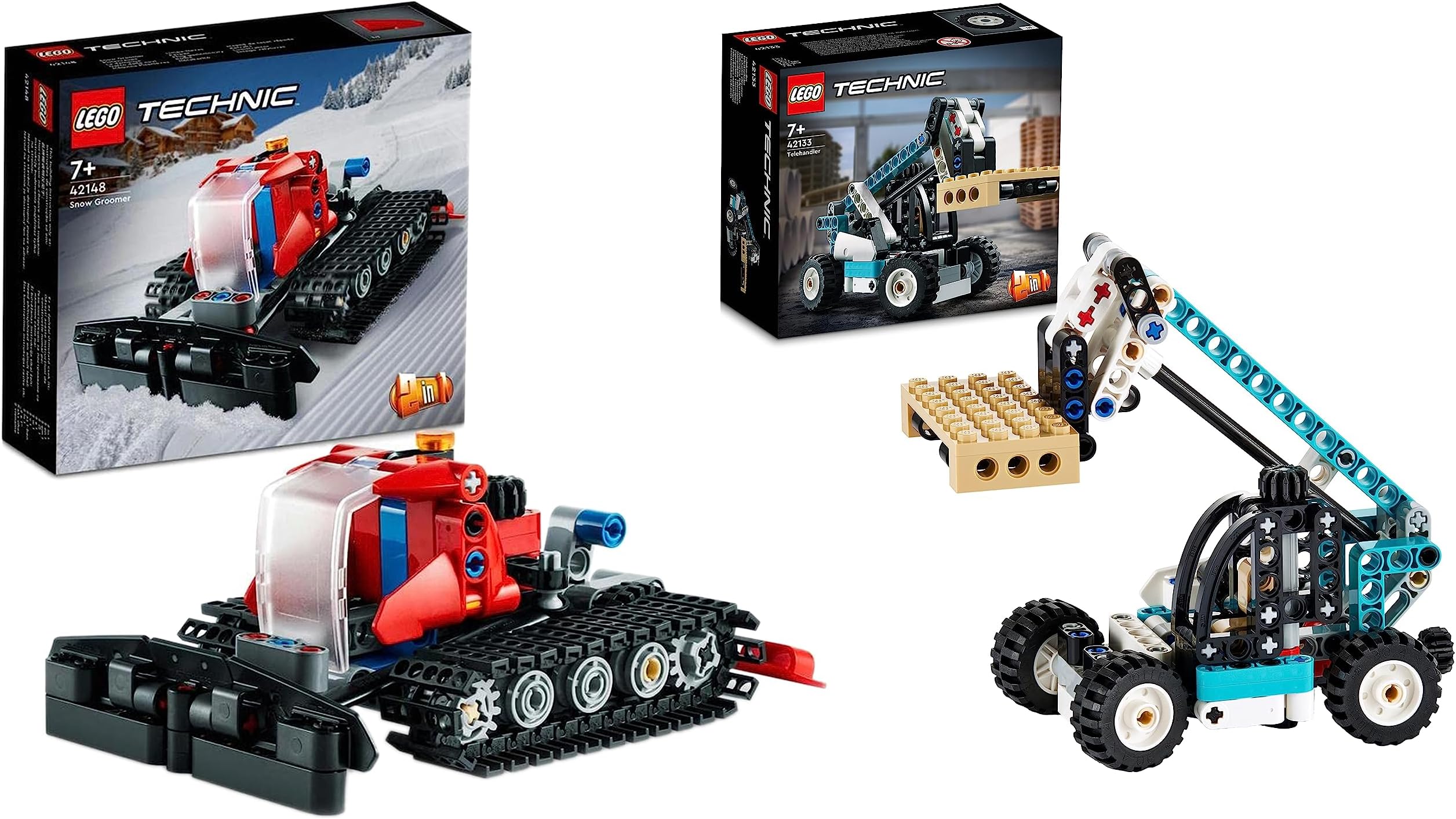LEGO Technic Telehandler 42133 Model Building Kit (143 Pieces) Technic ...