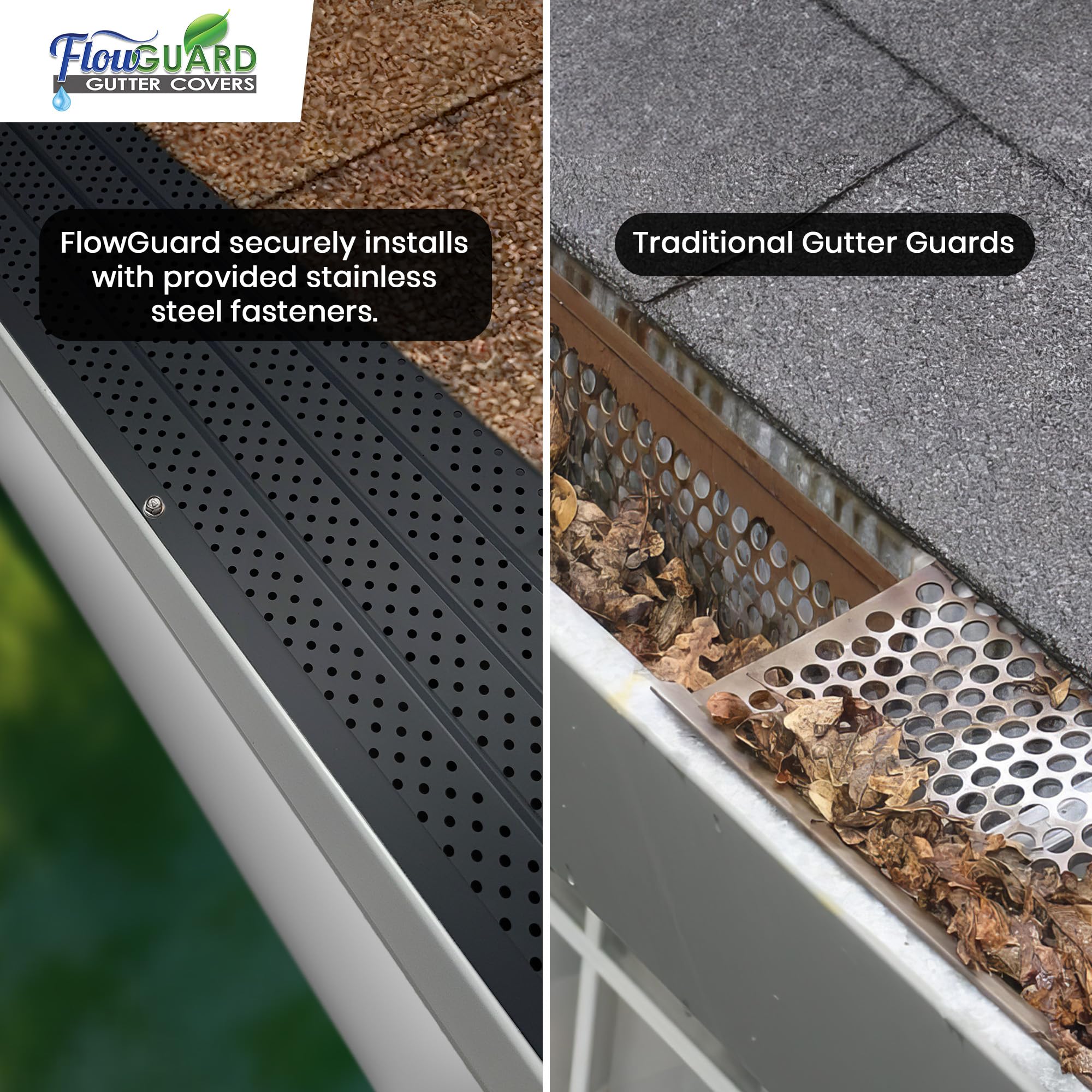 Snapklik.com : FlowGuard USA Made Slip Under Shingle Professional DIY ...
