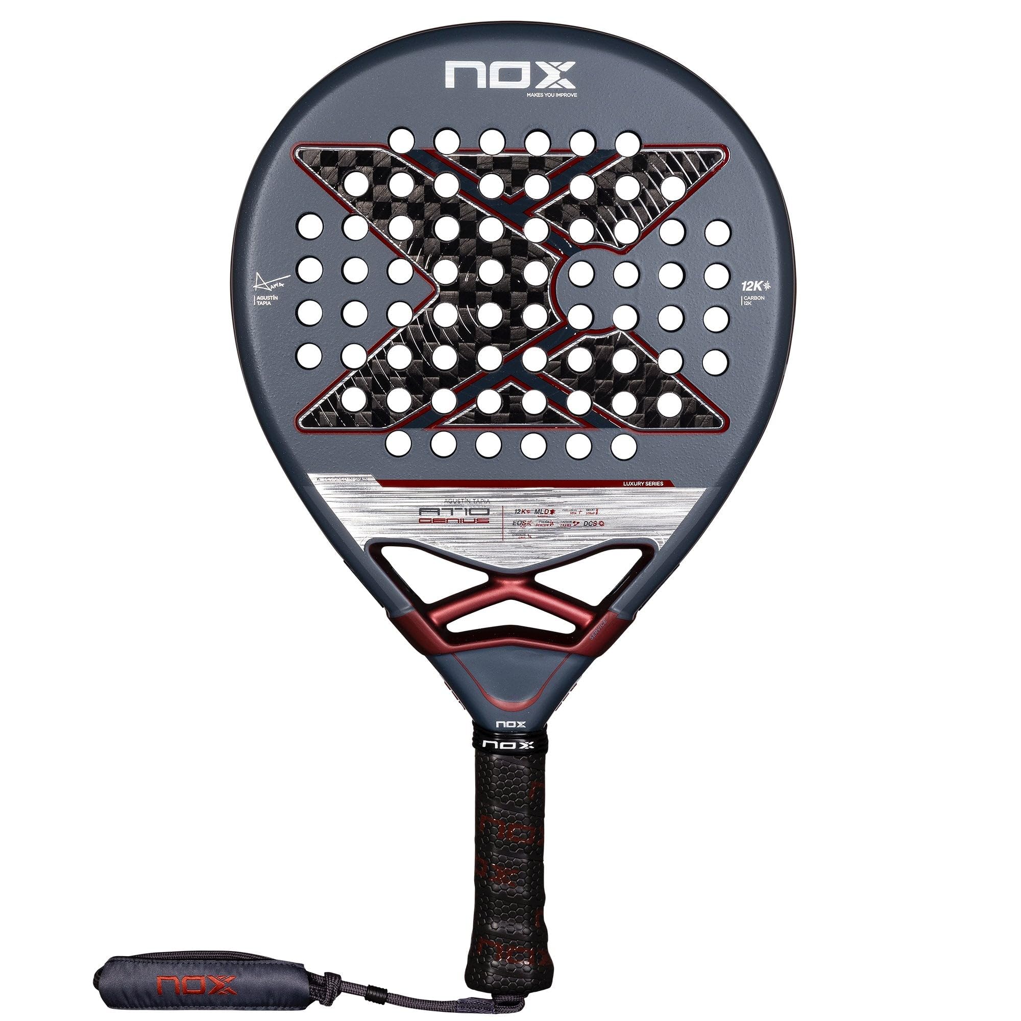 Buy Padel Racket AT10 Genius 12K by Agustin Tapia 2025 | Luxury Series ...