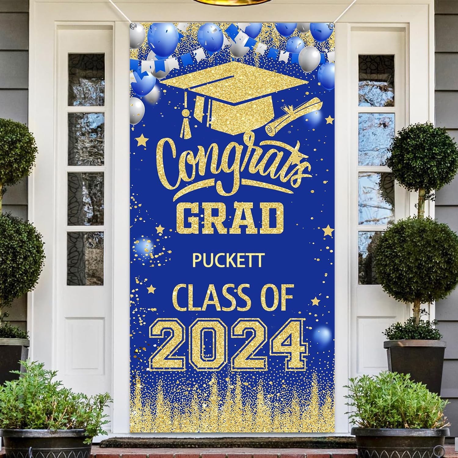 Amazon.com: Congrats Grad Door Cover Party Accessory (1 count) (1/Pkg ...