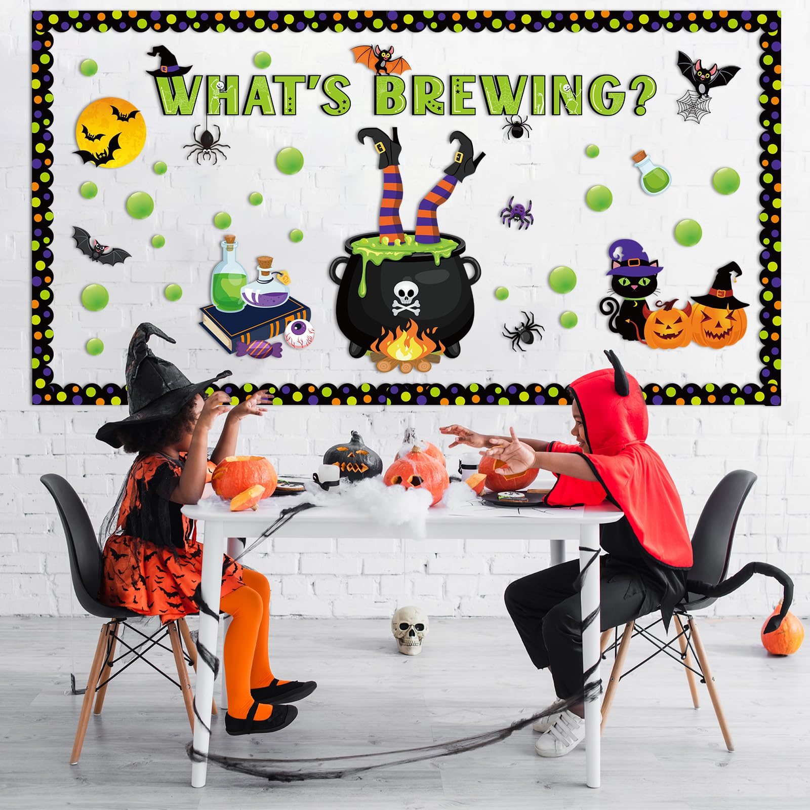 Snapklik.com : Pasimy Halloween Bulletin Board Decorations Set ...