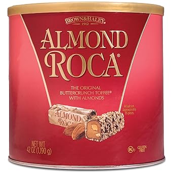 Amazon.com : Brown & Haley Almond ROCA The Original Buttercrunch Toffee ...