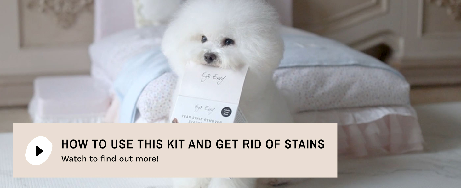 Cat Tear Stain Remover Eye Envy Starter Kit - 2-Step System With Powder ...