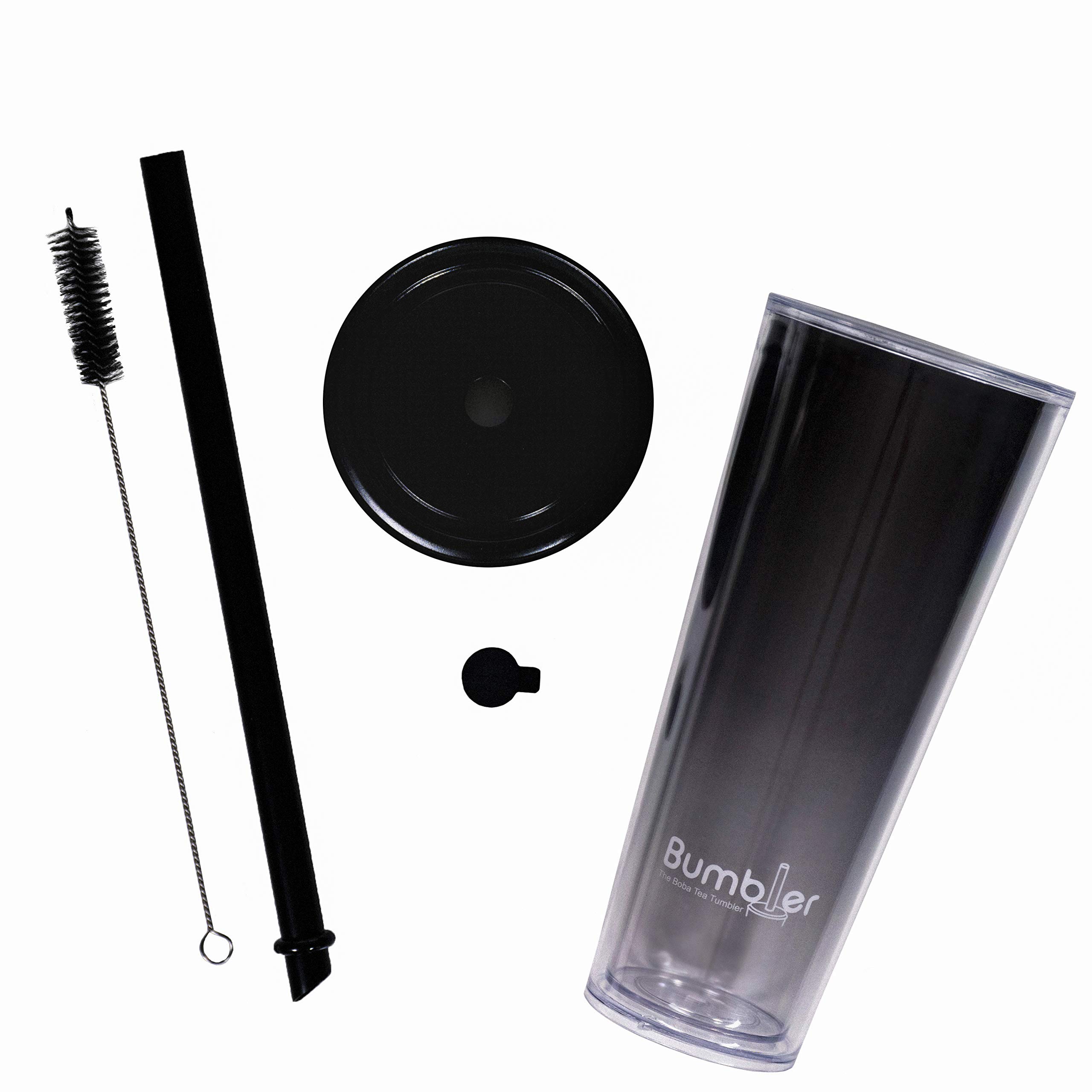 Buy BUMBLER Original Boba Tea Tumbler - Black - SMOOTHFlow Wide ...