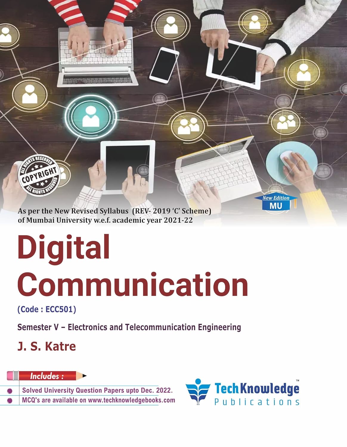 Buy Digital communication For Mumbai University B.E. E &TC Engineering ...