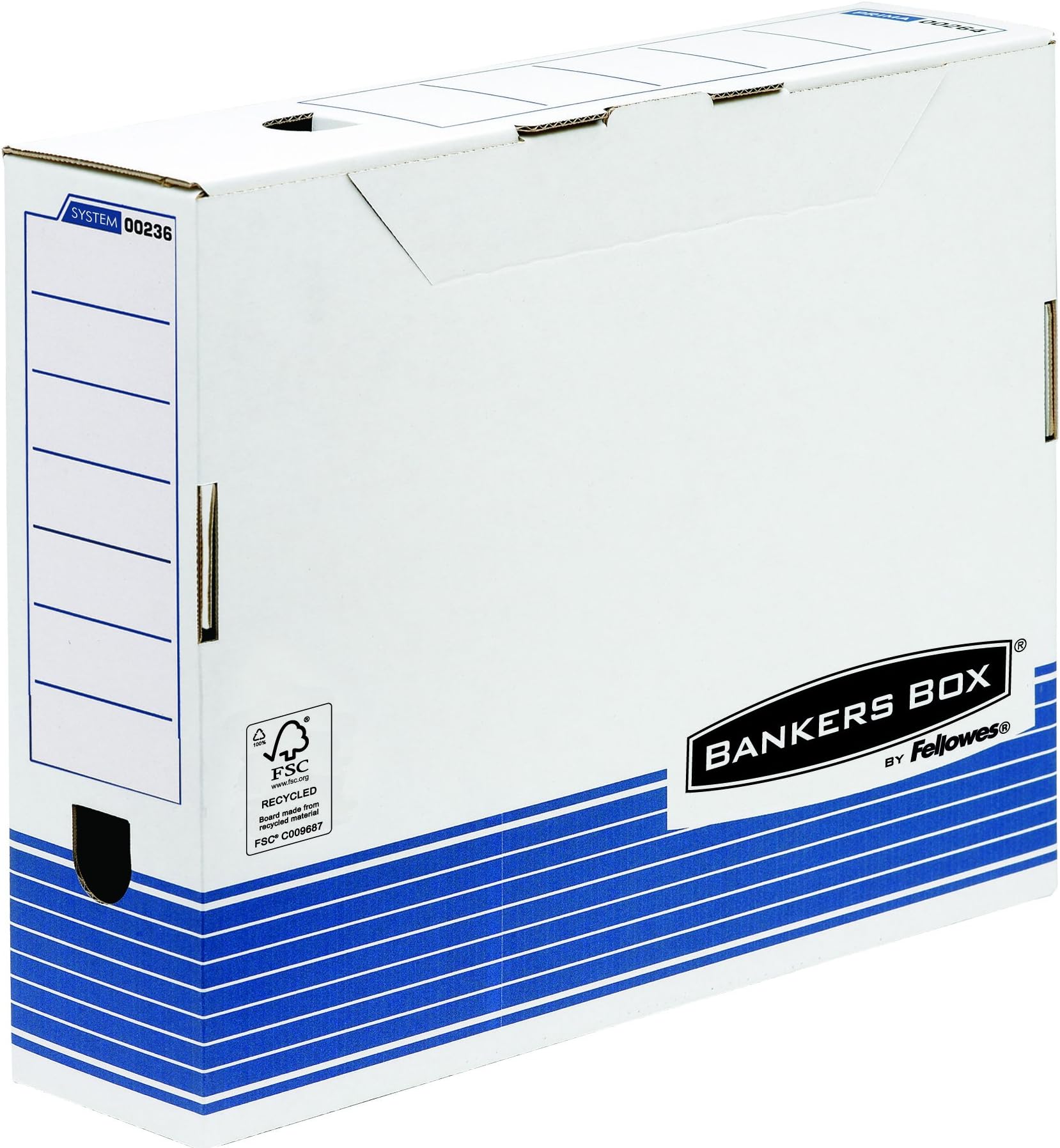 Bankers Box System A3 100mm Spine Transfer Files - Blue (Pack of 10 ...