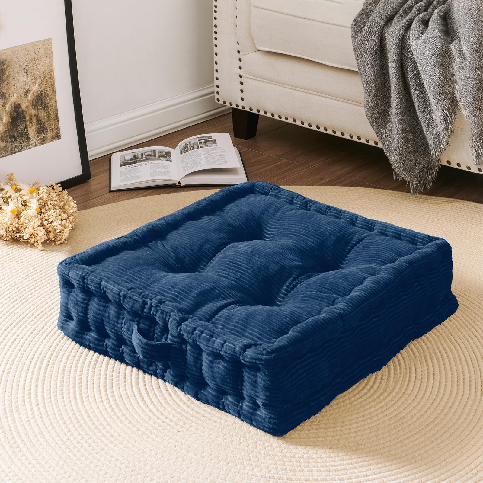 Amazon.com: Getmo Resin Floor Pillow,Floor Cushion,Meditation Pillow ...