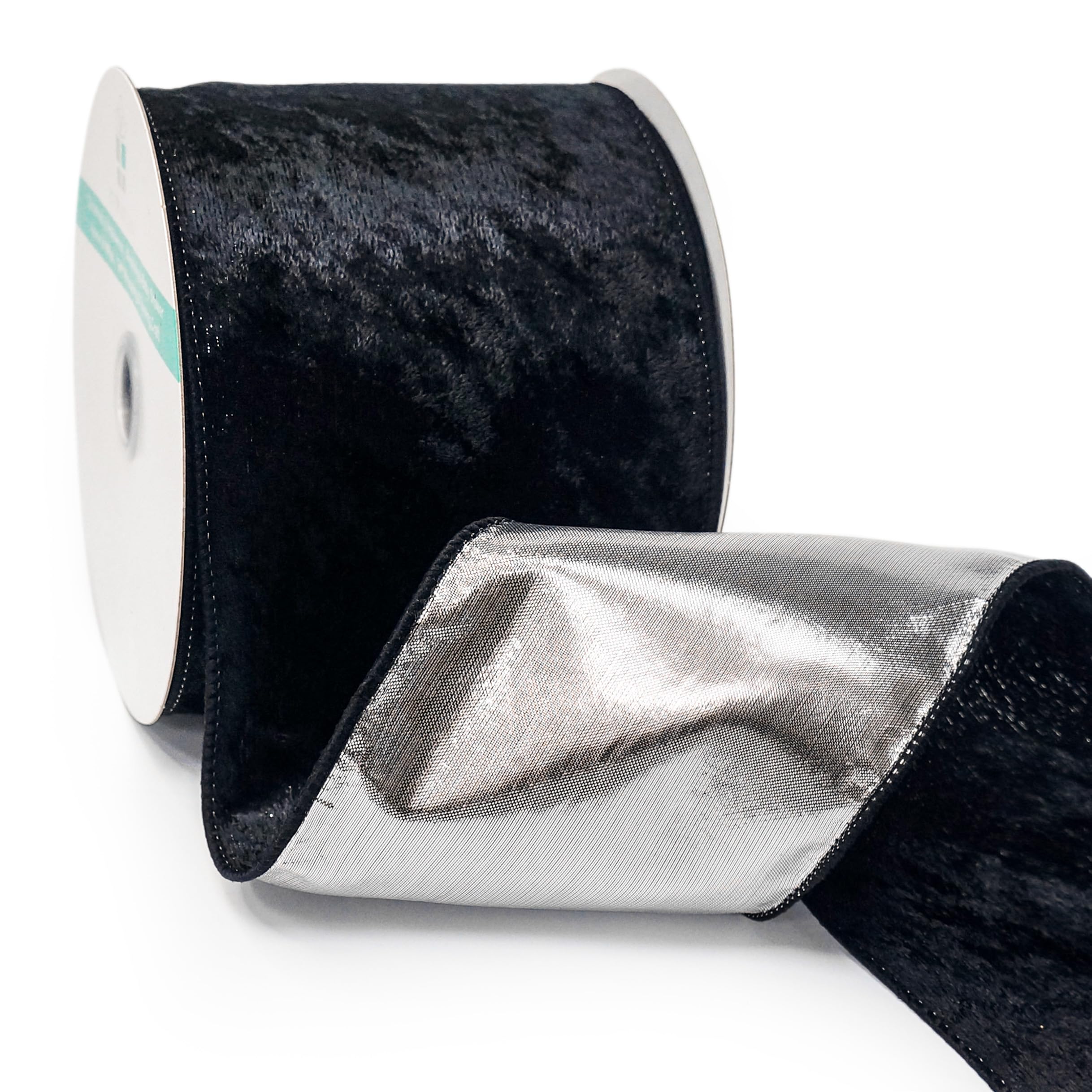 CT CRAFT LLC Velvet Wired Ribbon for Christmas Home Decor, Gift ...