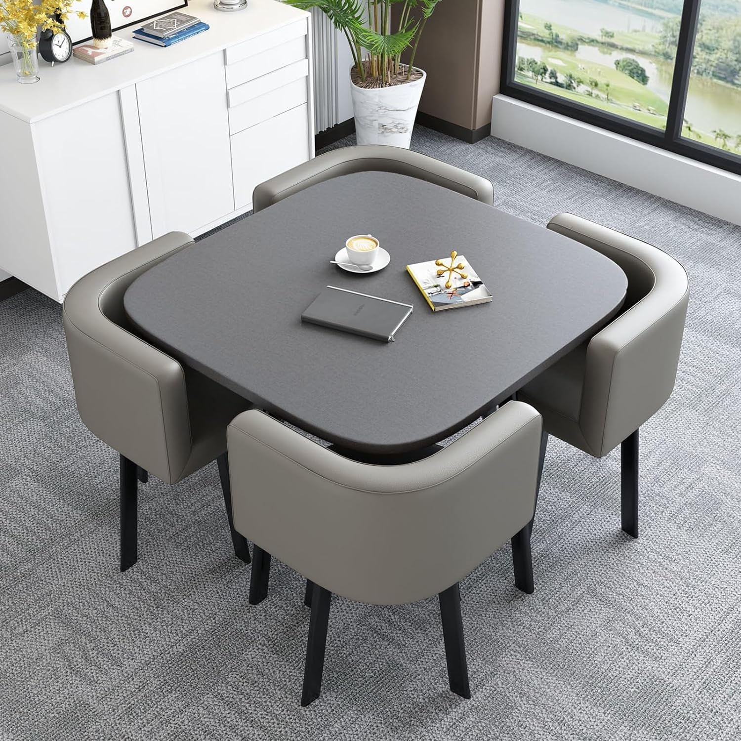 Business Conference Room Coffee Table Space-Saving Small Meeting Room ...