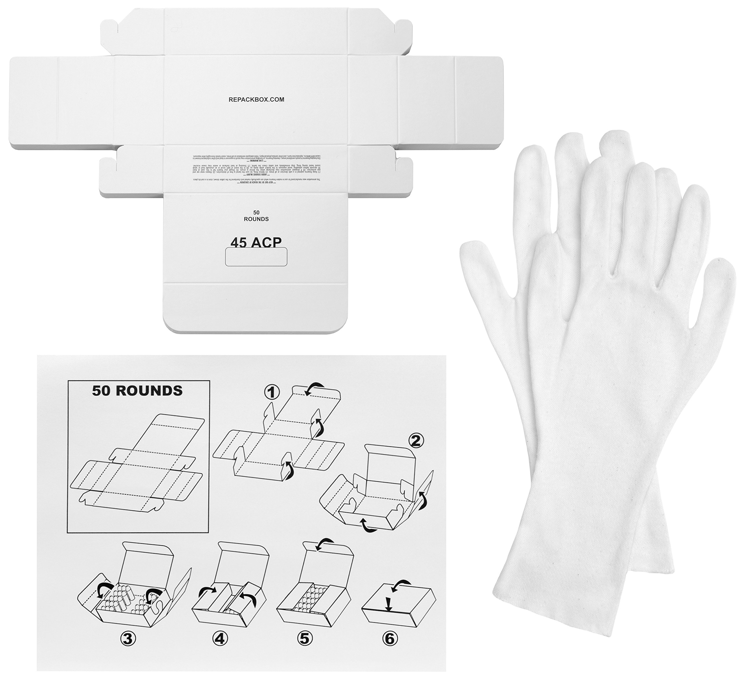 Buy REPACKBOX - 30 Box Kit - 45 ACP Military Cardboard Ammo Box Holds ...