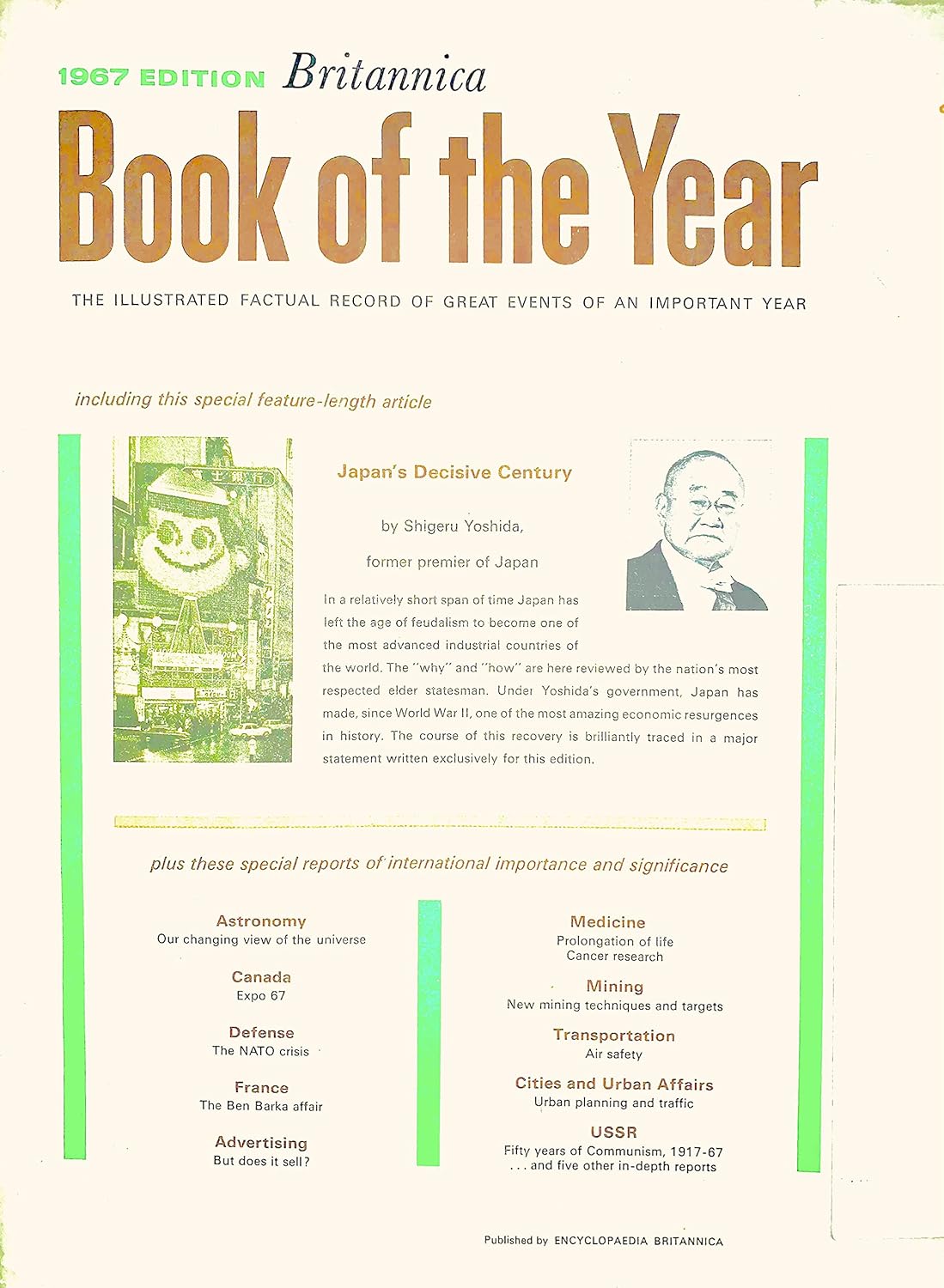 Book of the Year 1967 Covers 1966: Encyclopaedia Britannica: Amazon.com ...