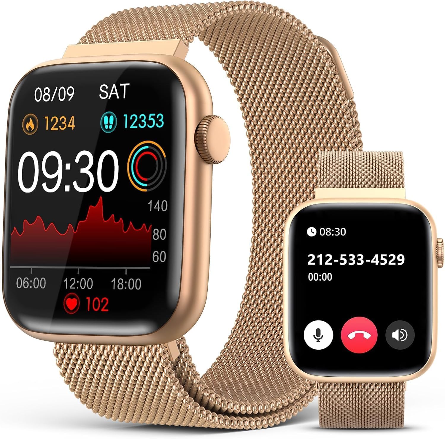 Amazon.com: EarlySincere Smart Watches for Women (Answer/Make Calls), 1 ...