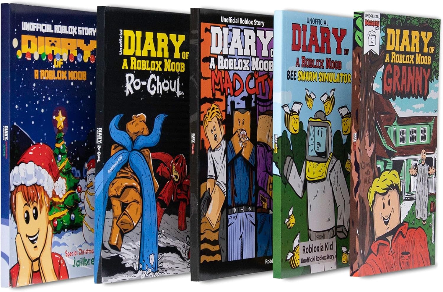 Robloxia Kid Diary of a Roblox Noob: Boxed Set 1 – 5 Video Game Adventure Stories for Young Kids ...