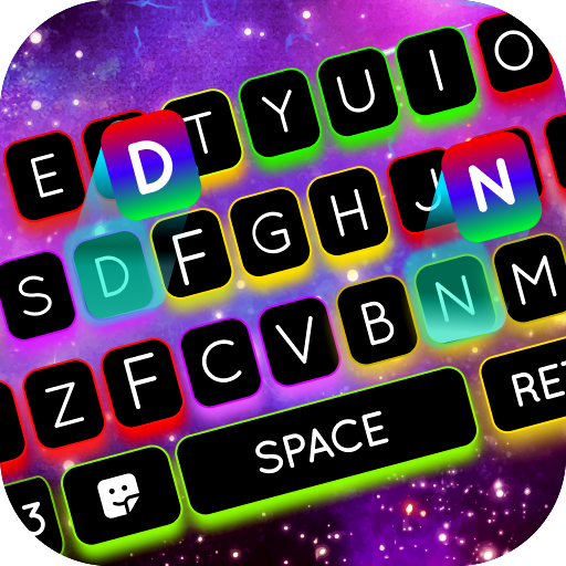 Keyboards for Fire Tablets & Neon LED Keyboard – Fonts, Emoji & Themes ...