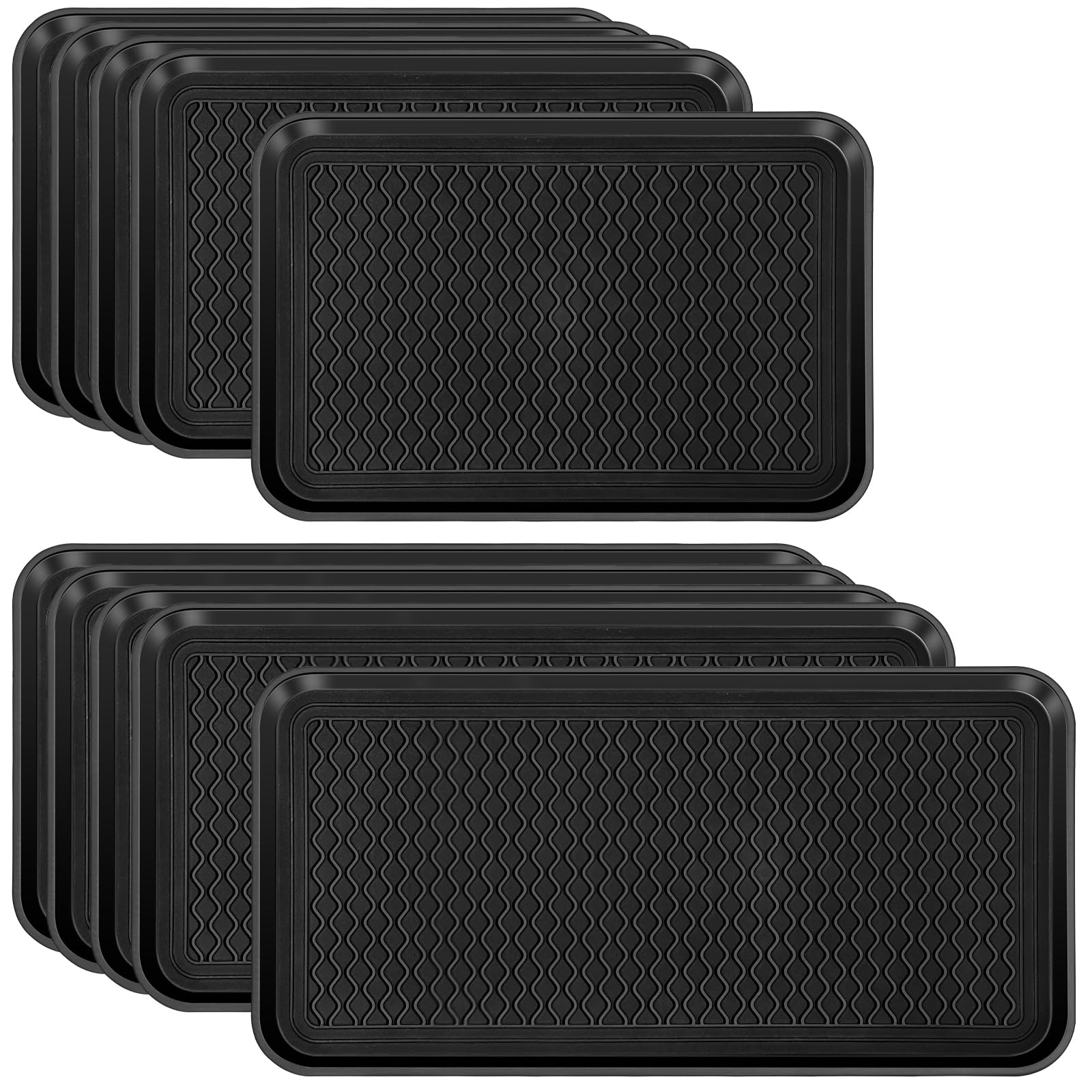 Amazon.com: Yungyan 10 Pcs Multi Purpose Large Boot Trays Waterproof ...