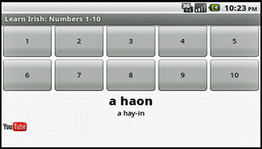 Aplicación Learn Irish: Numbers 1-10 en Amazon Appstore