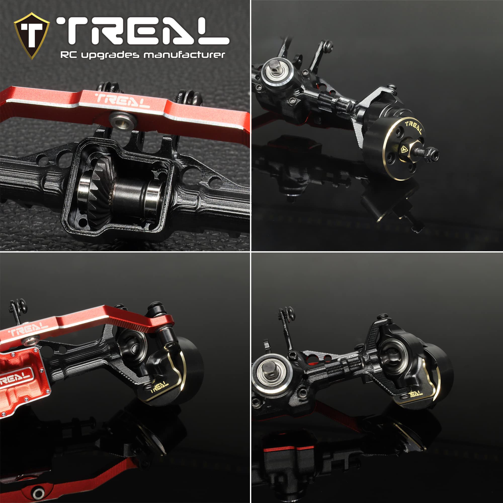 Snapklik.com : TREAL TRX4M Front Portal Axles Complete Kit CVD Shaft ...