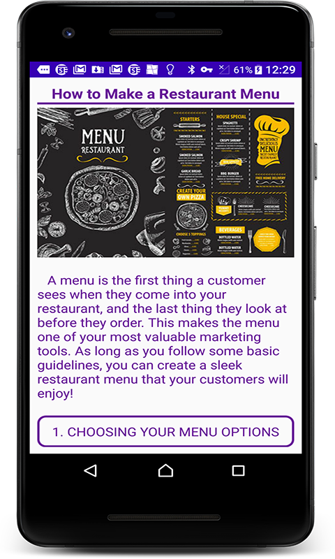 Restauran Menu - App on Amazon Appstore