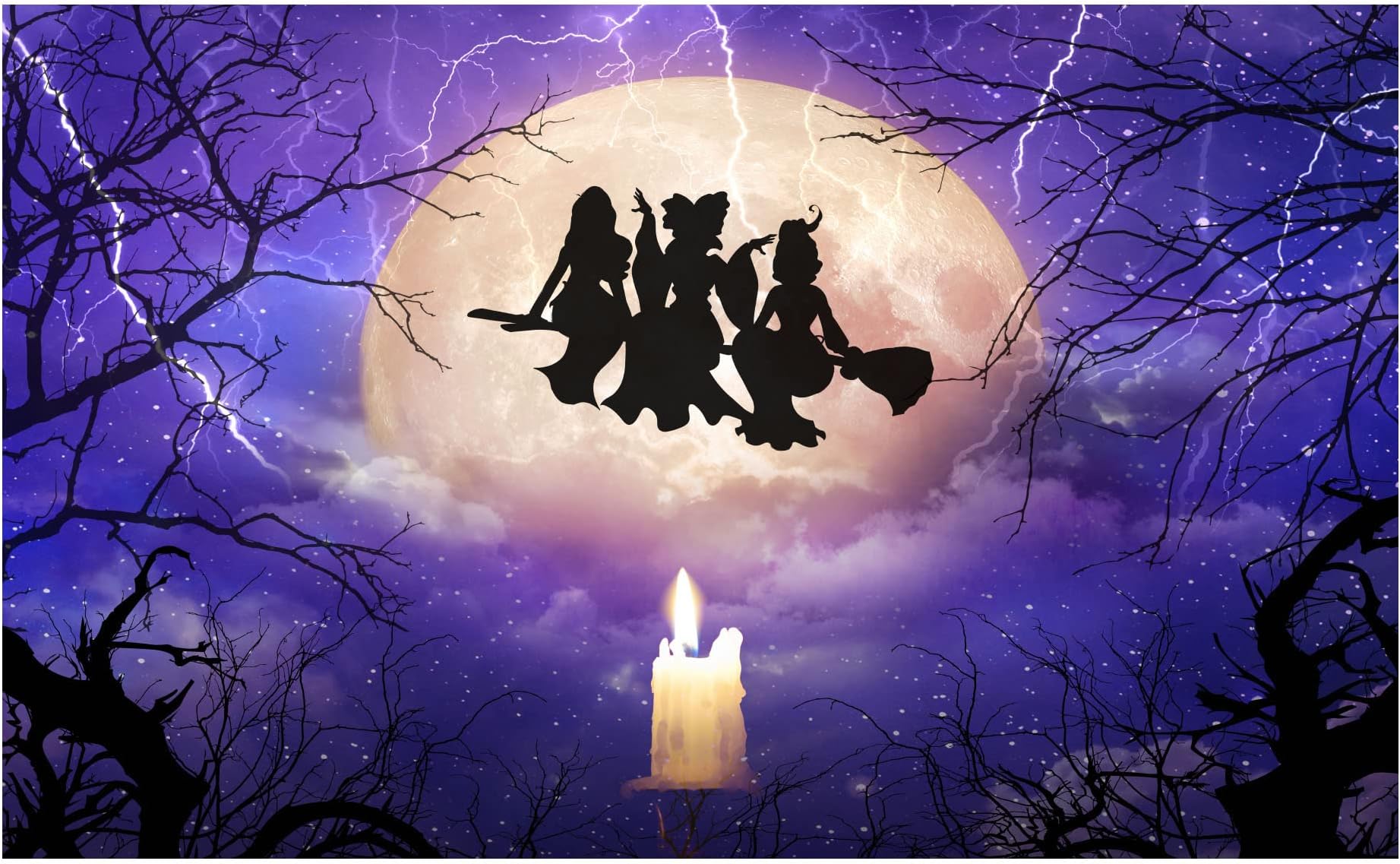 Amazon.com : 7x5ft Hocus Pocus Backdrop Halloween Baby Shower ...