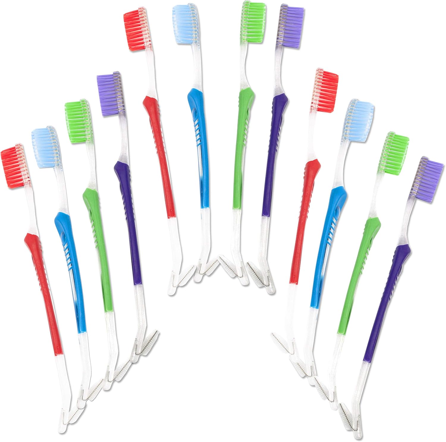 Orthodontic Toothbrush (Bulk Pack of 26) V-Trim Double-Ended Brush with ...