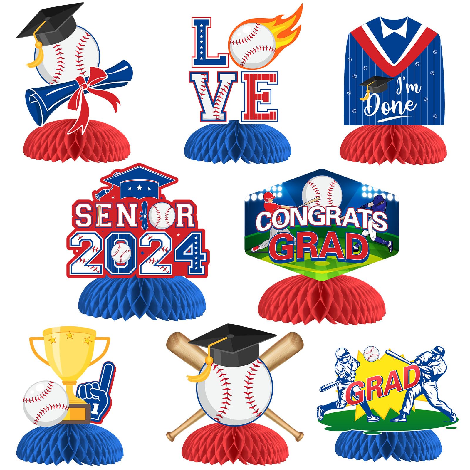 Baseball Theme High School Graduation Congratulations Cards 14