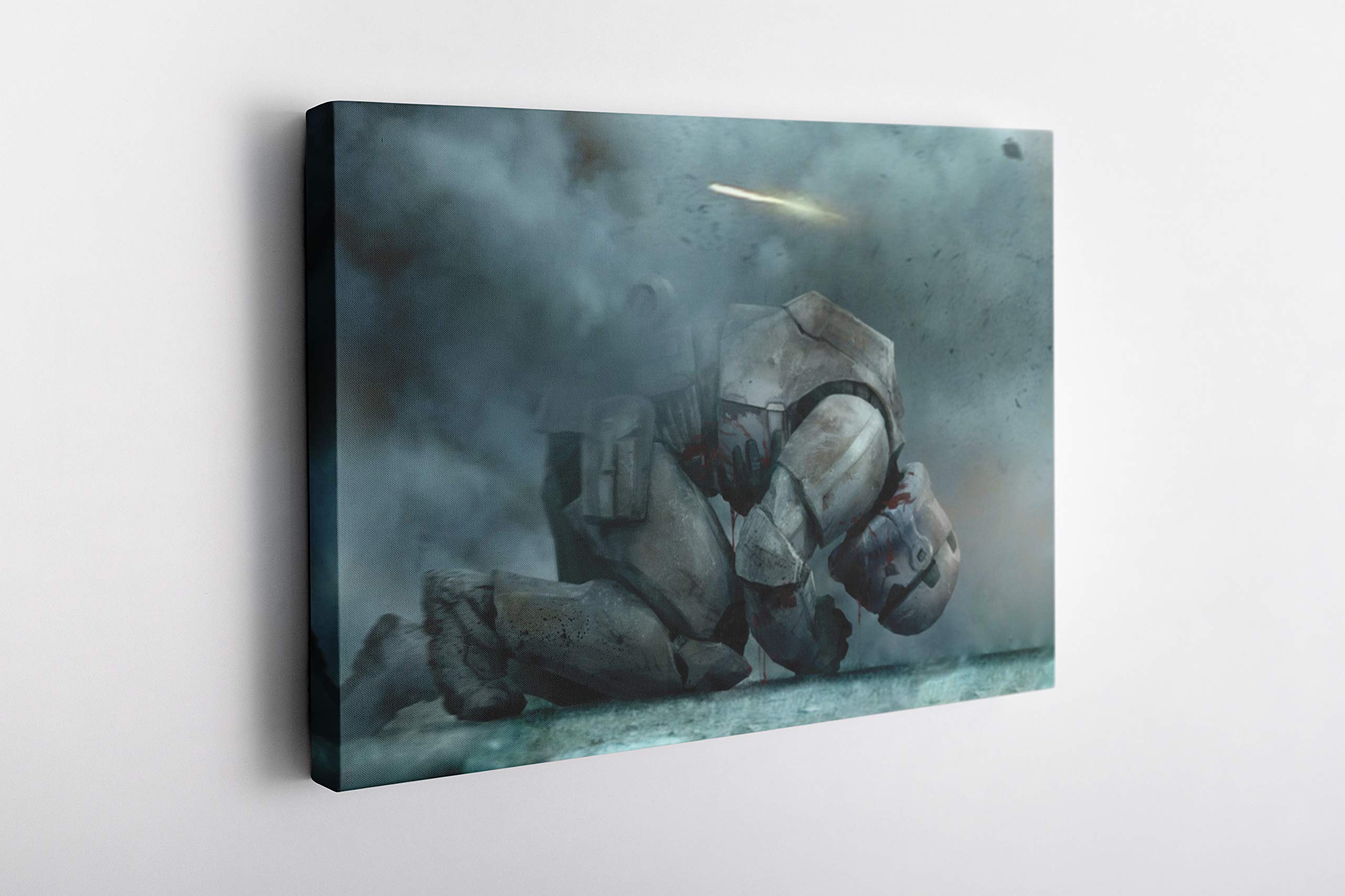Amazon.com: Star Wars Poster Fallen Stormtrooper Canvas Wall Art Home ...