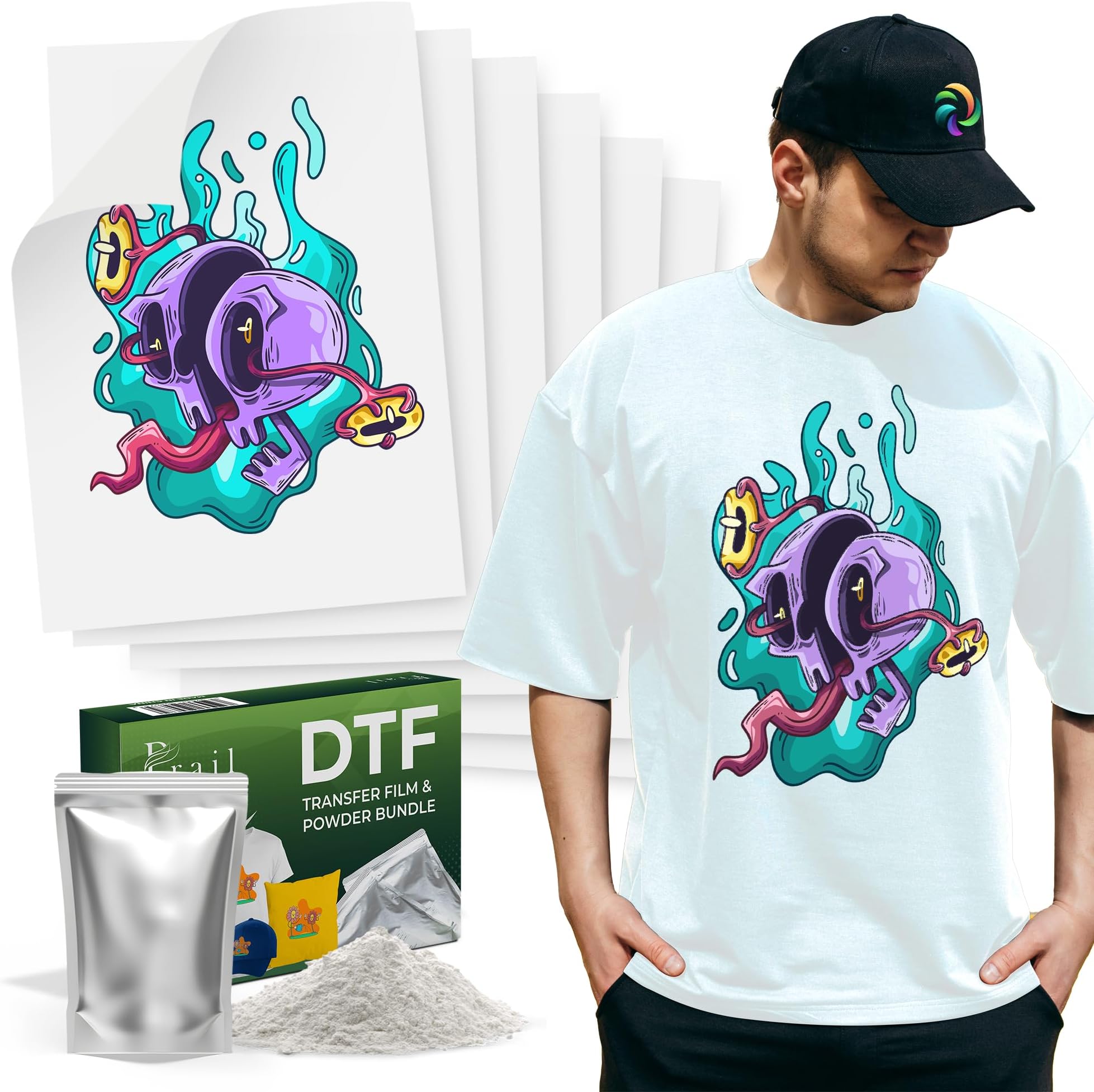 Amazon.com: DTF Transfer Film - Prime Vinyl DTF Film for Sublimation ...
