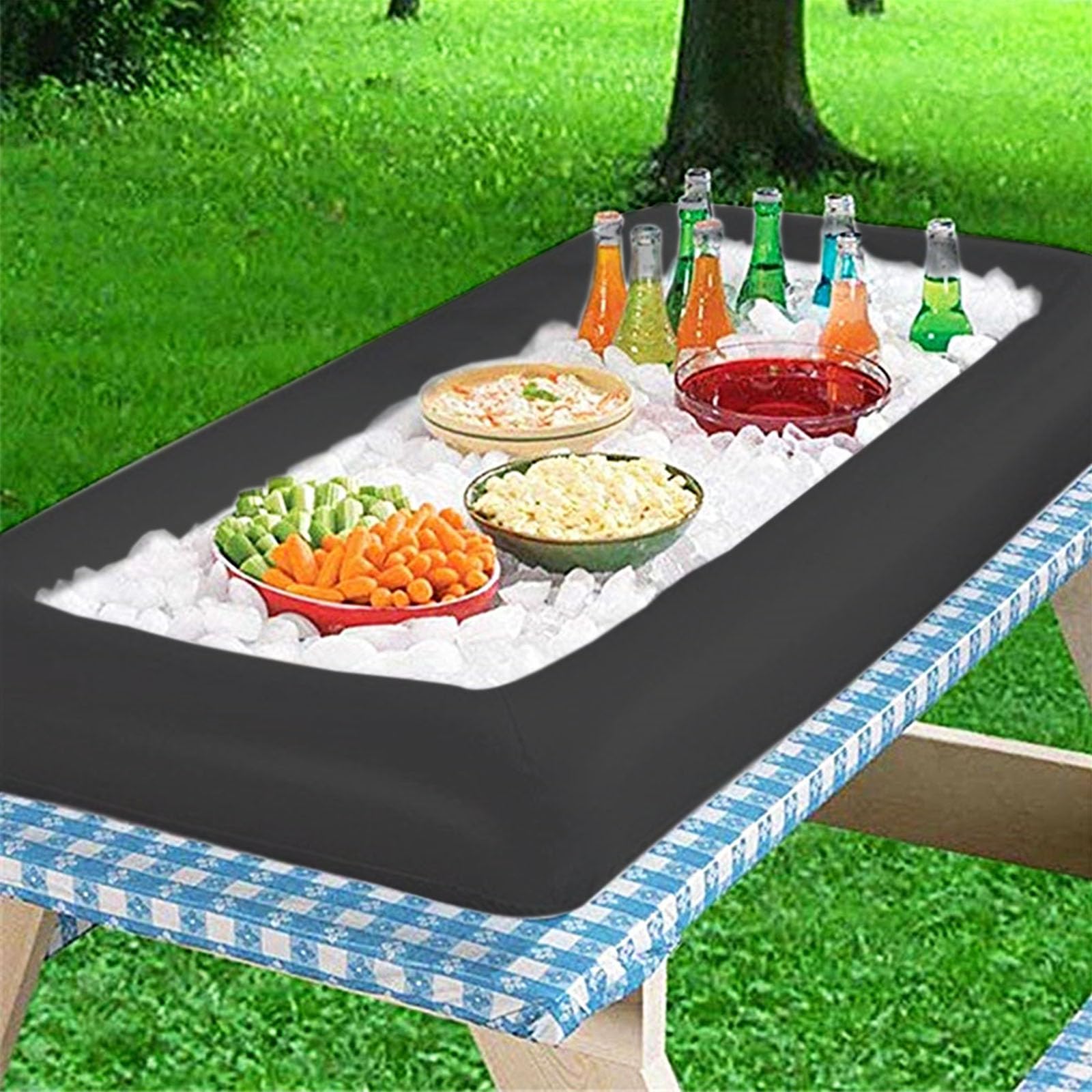 Amazon.com: Inflatable Serving Bars Ice Buffet Salad Serving Trays Food ...