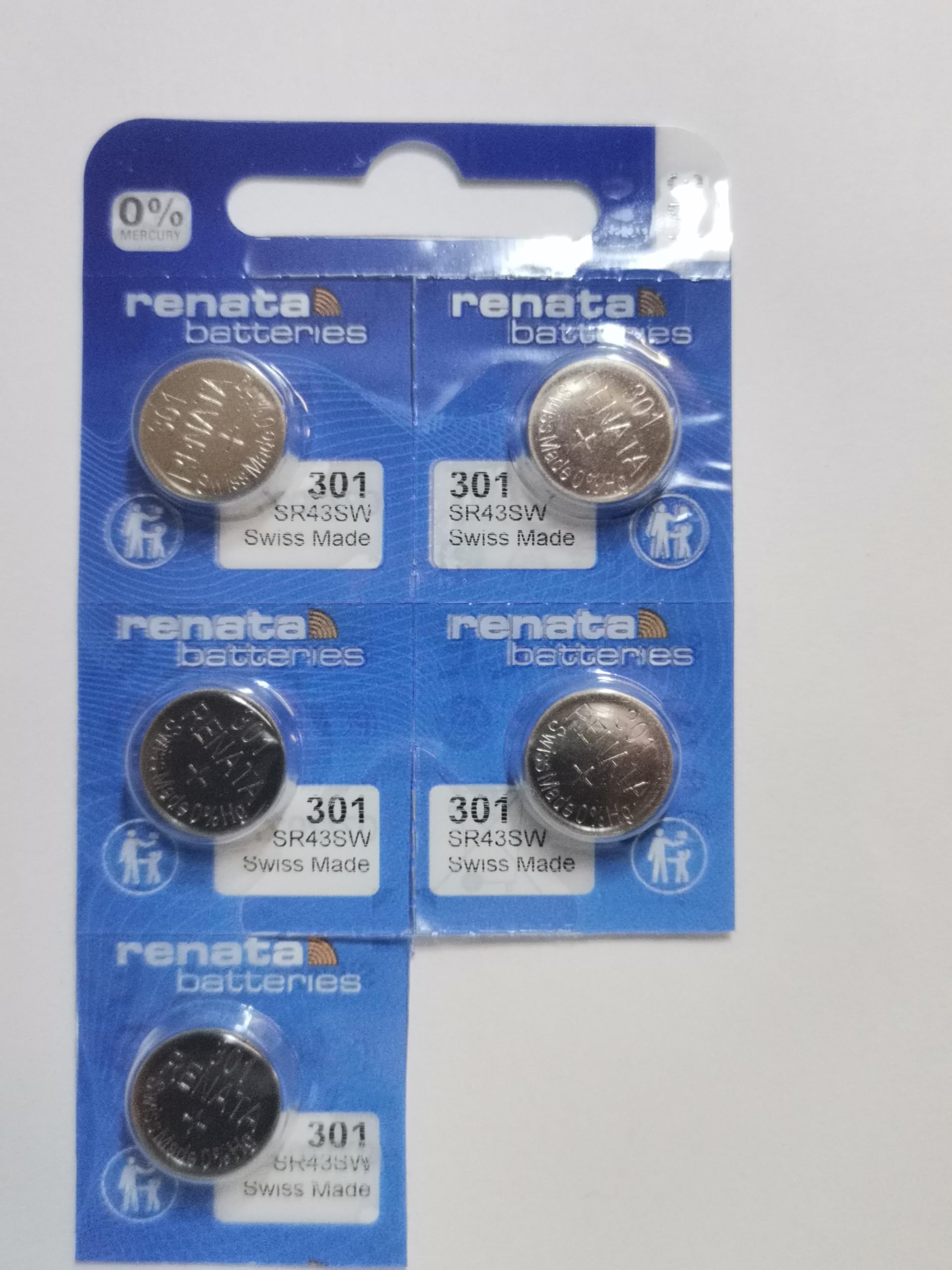 Amazon.com: Renata Batteries 379 Silver Oxide Watch Batteries (5 Pack ...
