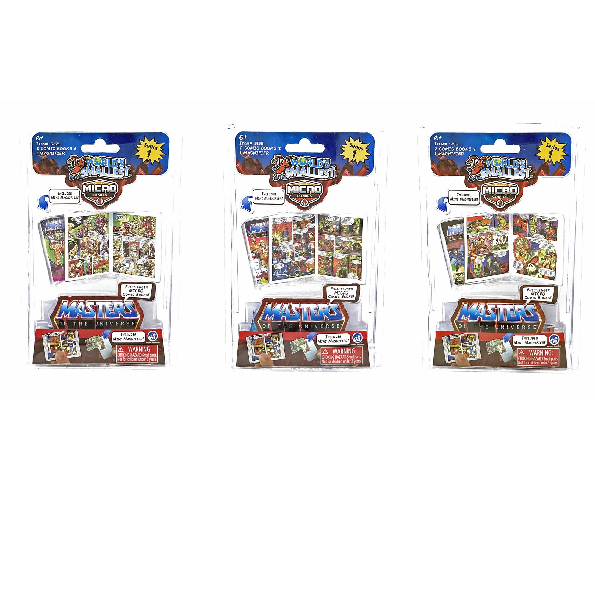 Worlds Smallest Masters Of The Universe Micro Comics Set Bundle ...