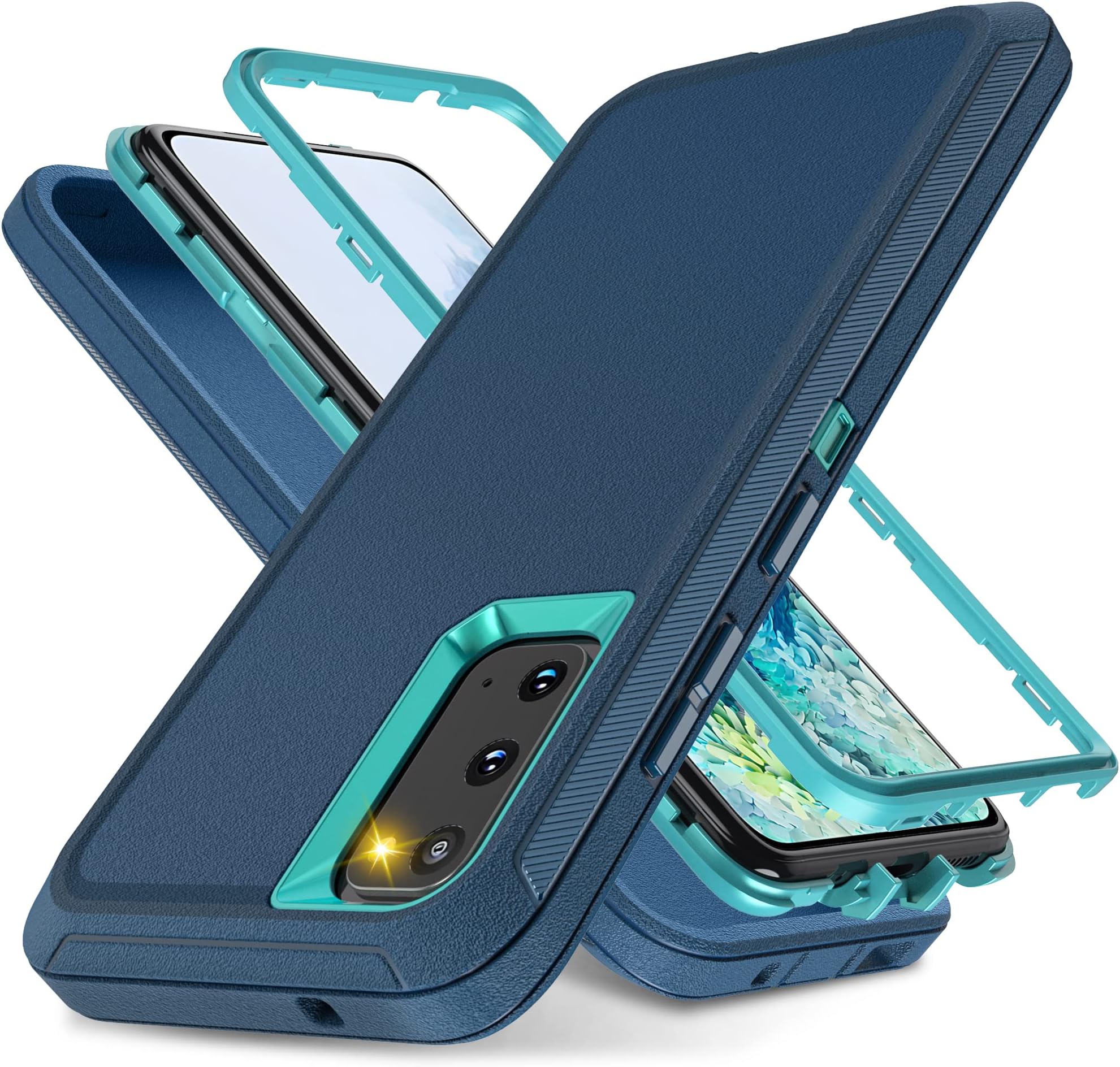 Amazon.com: Jshru for Galaxy S20 Case, Military-Grade Protective Heavy Duty Phone Case ...