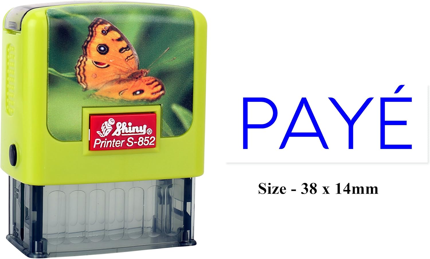 Amazon.com : Paye Self Inking Stamp Office Stationary Mini Rubber Text ...