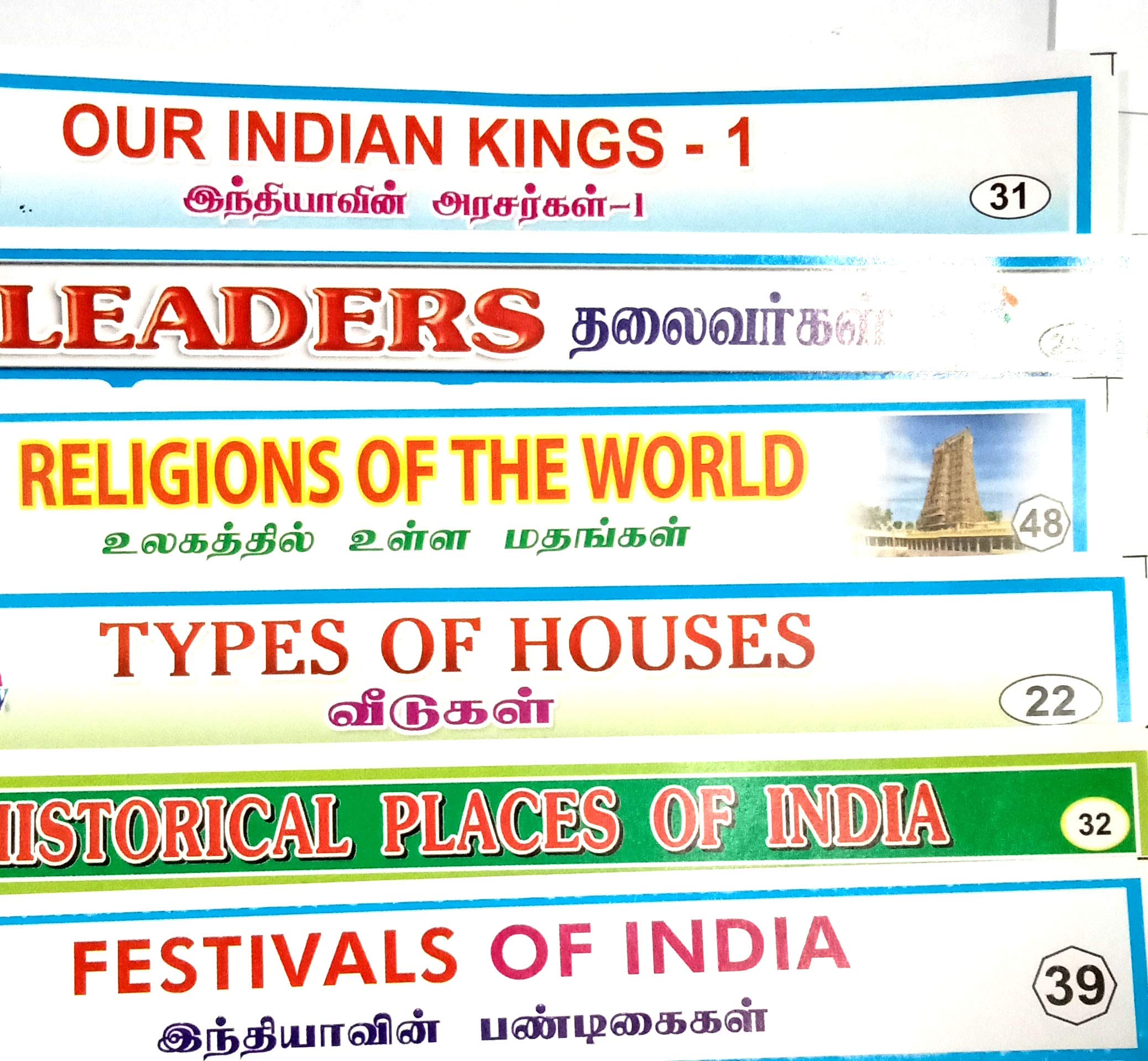 Buy Blue Hut Educational Chart/s (Our Indian Kings -1,Leaders,Religions ...