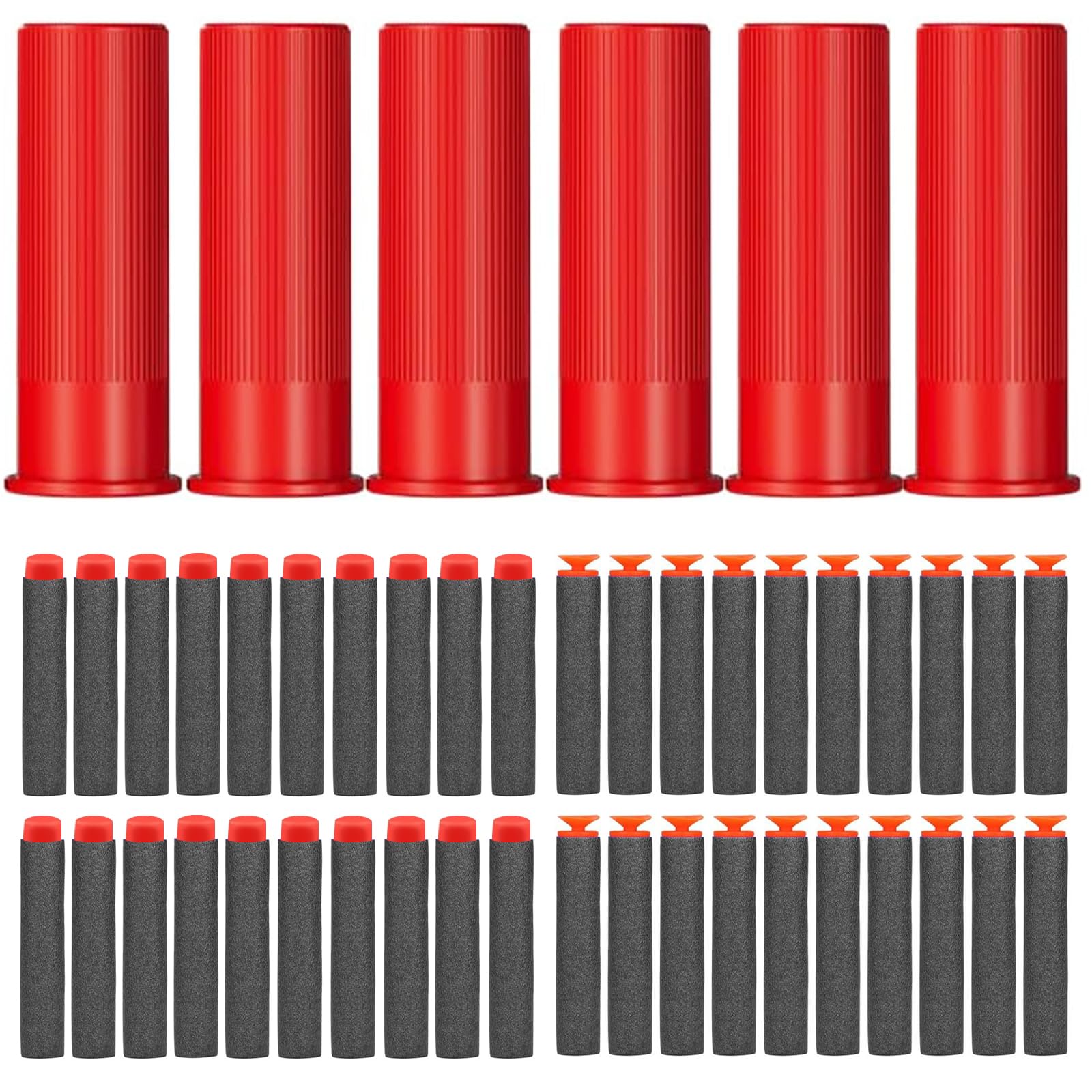 Amazon.com: Bugrtey Double-barreled Toy Gun Supplementary Soft Bullets ...