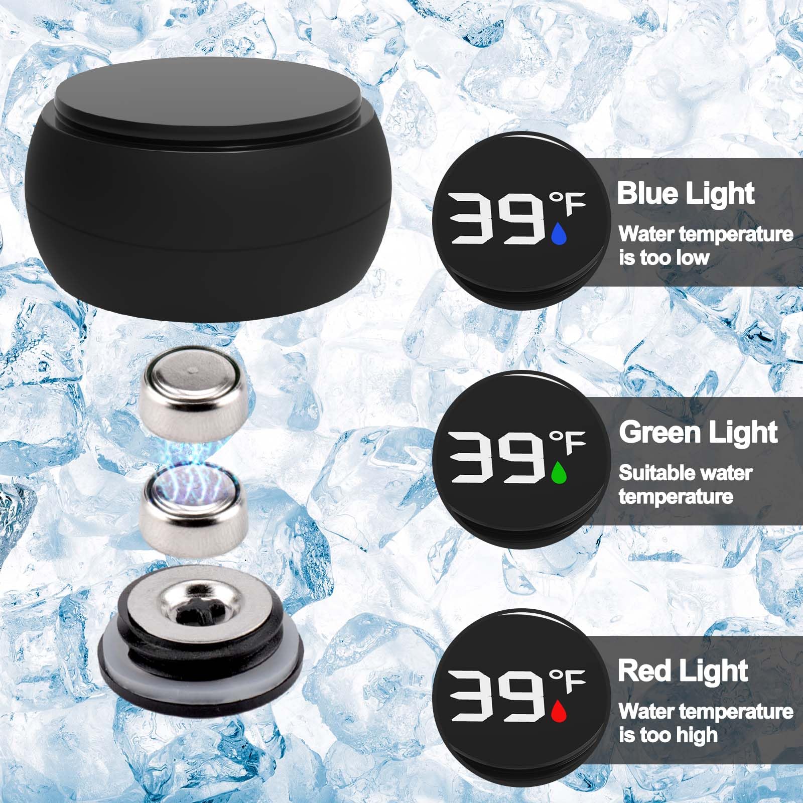 Snapklik.com : Palksky Ice Bath Thermometer - Floating Water ...