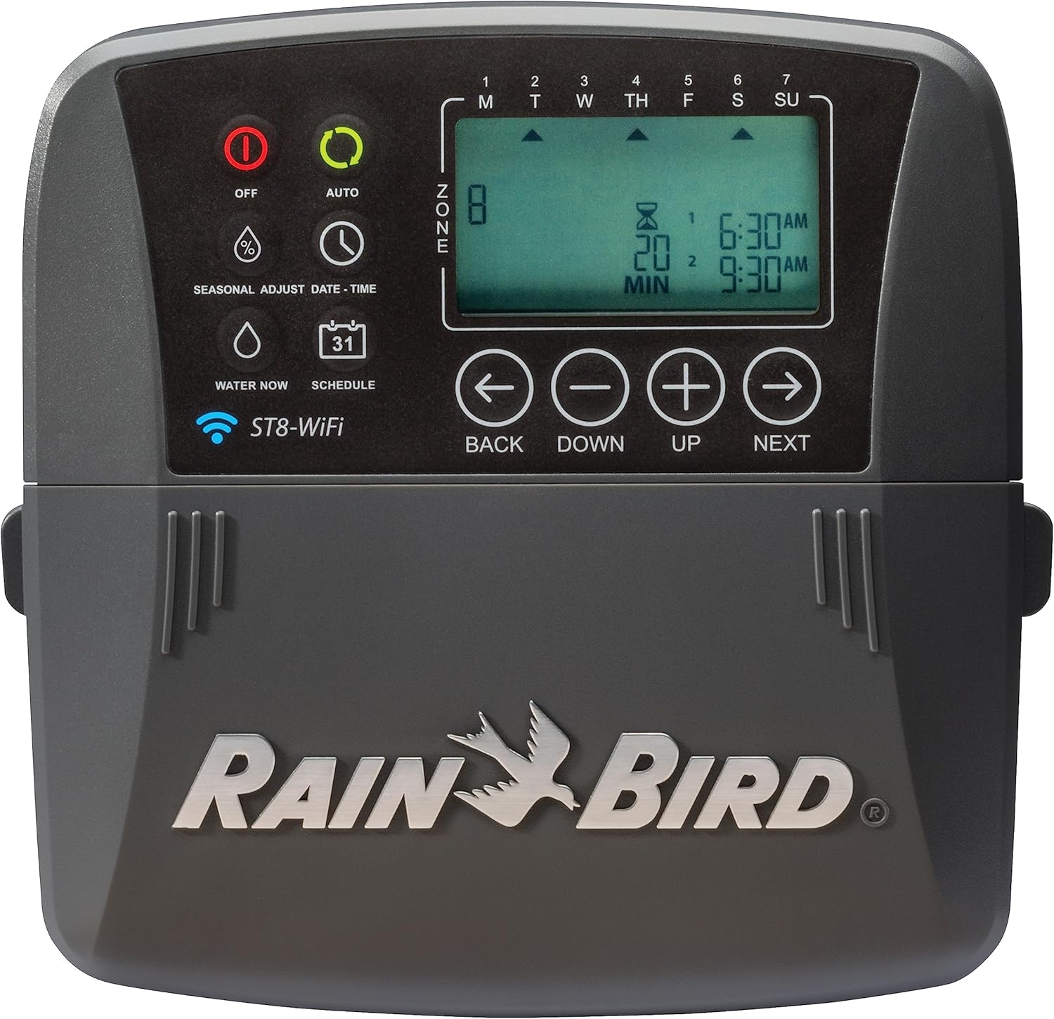 Controlador de Irrigação Rain Bird com 8 Setores e Wifi Integrado ...