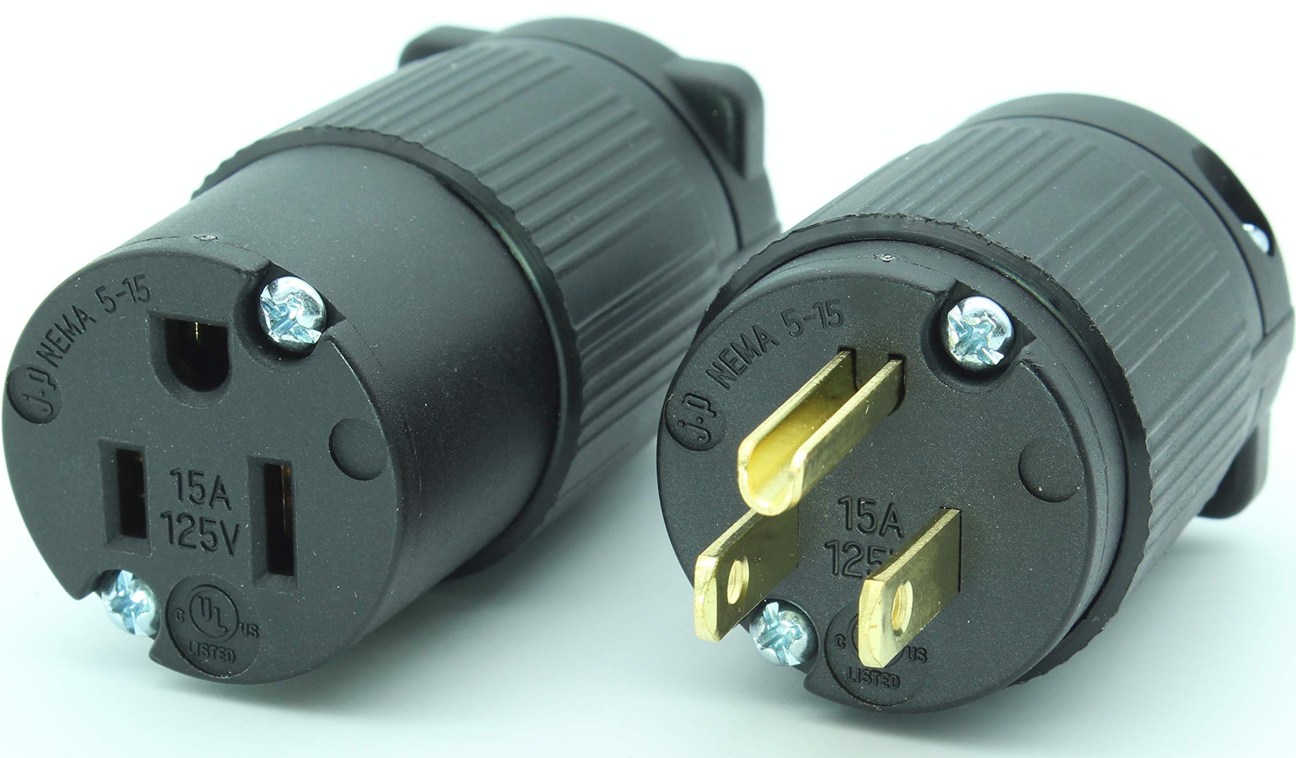 Buy Journeyman Pro 515PC Plug Connector Set 15 Amp 120 125 Volt NEMA
