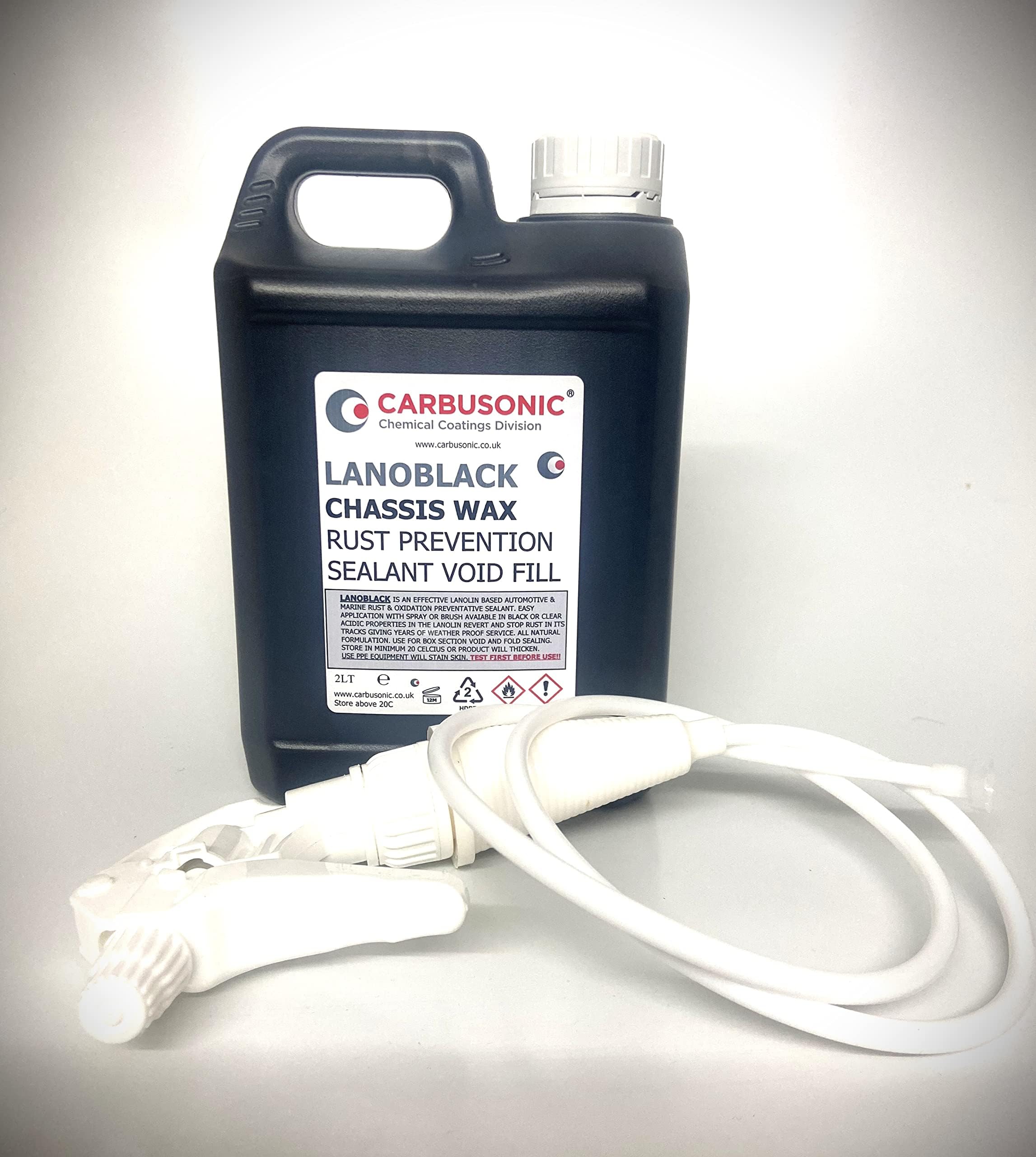 Carbusonic lanolin Motor spray grease underbody rust protection ...