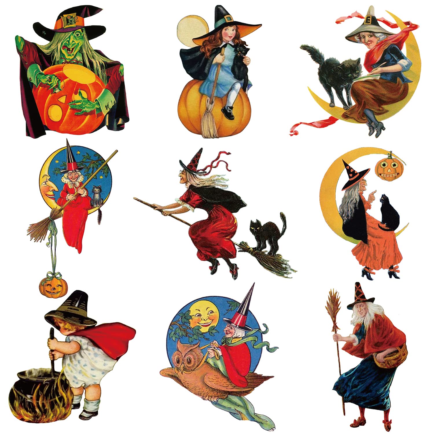 Vintage Witch Clip Art