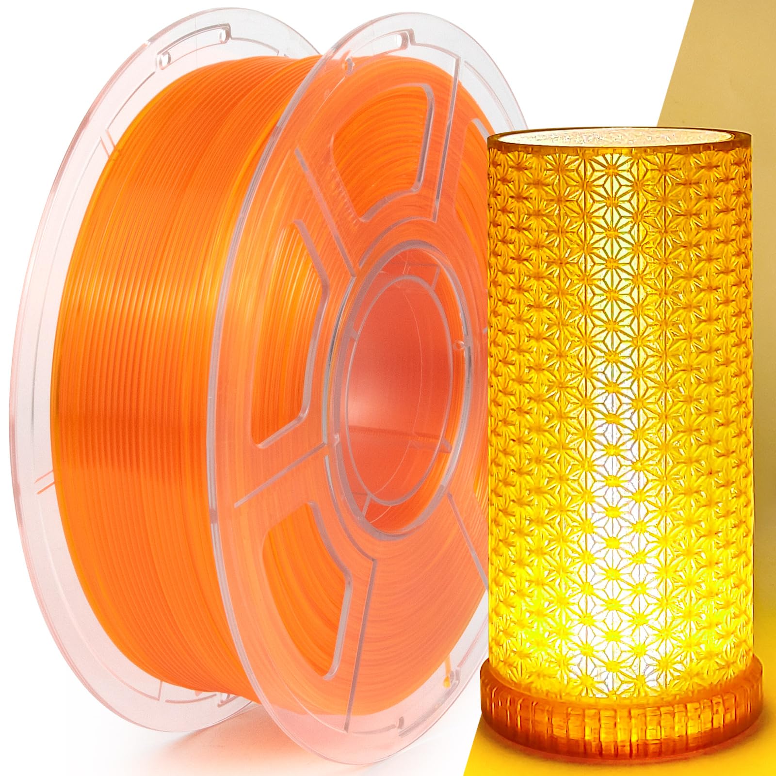 IEMAI Clear PLA Filament 1.75mm, High-Speed 3D Printer Filament at 30 ...