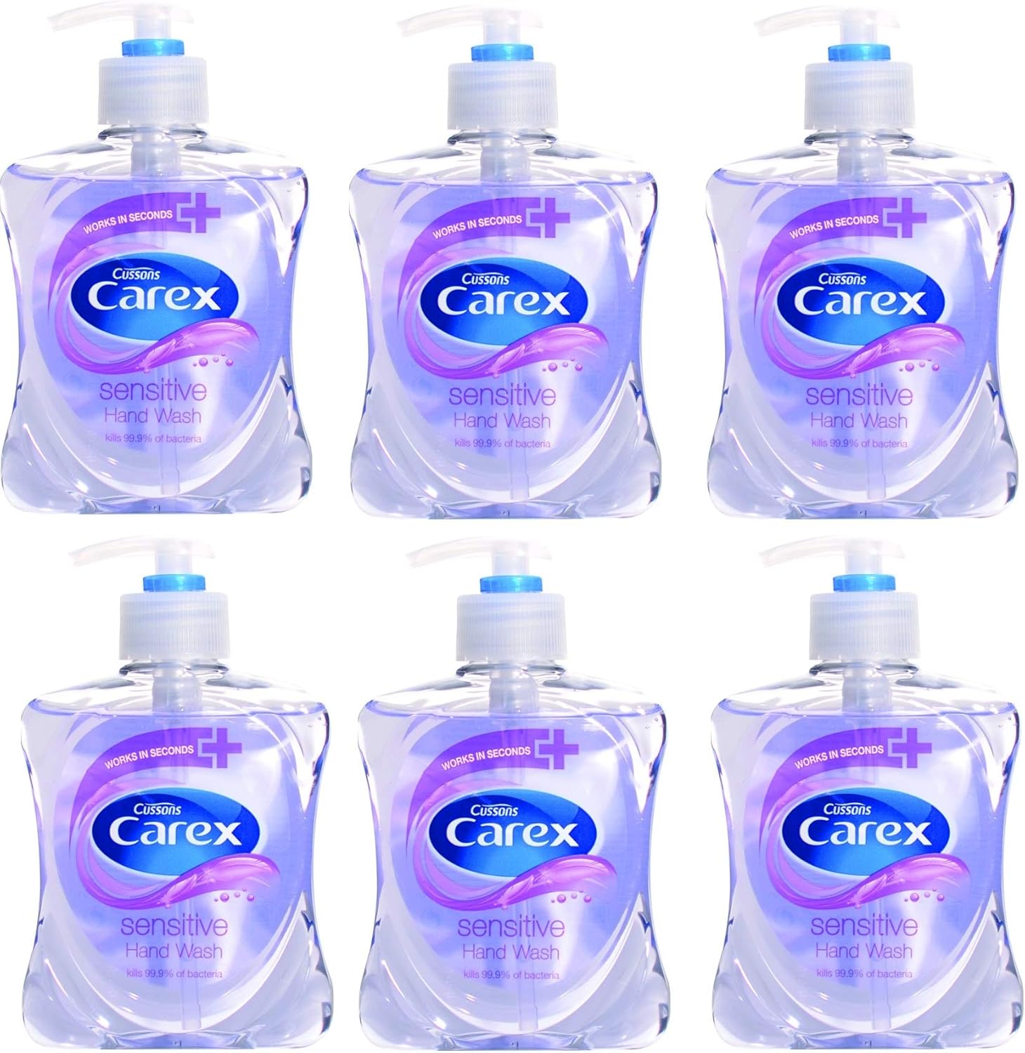 6 x Cussons Carex Sensitive Hand Wash 250ml : Amazon.co.uk: Beauty