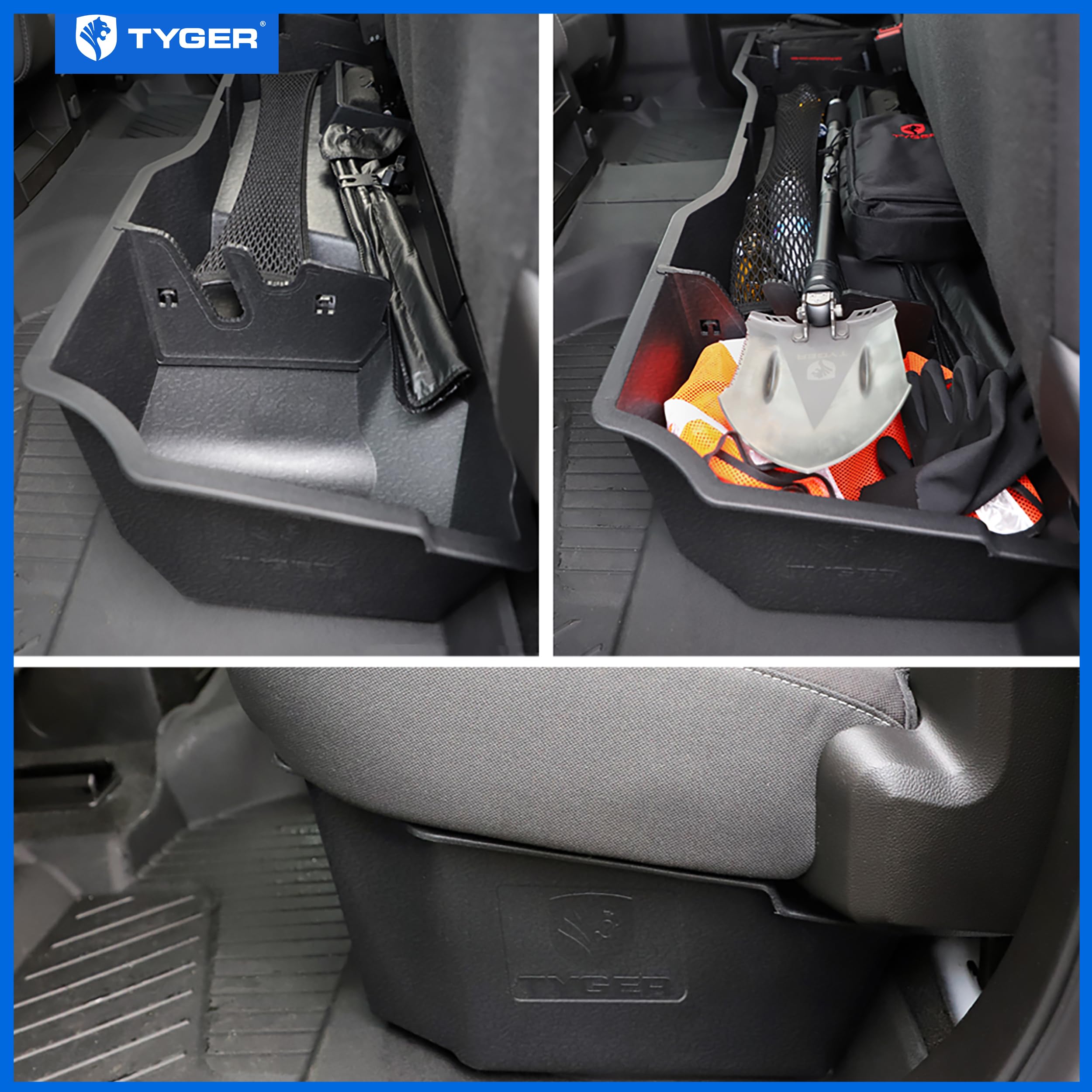 Snapklik.com : Tyger Auto Black Caddy Car Organizer