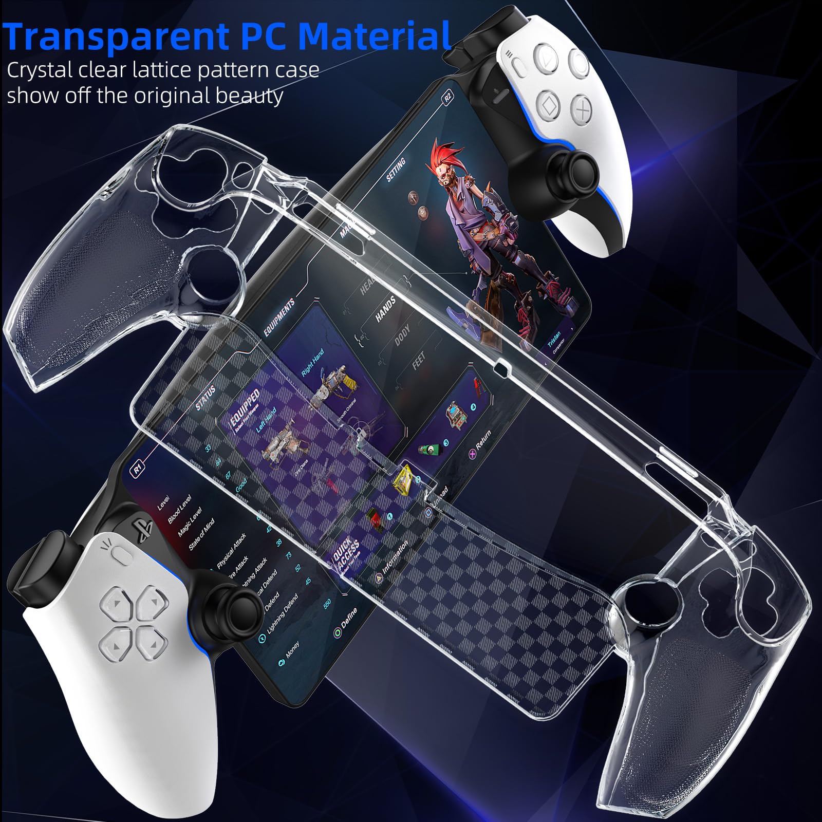 HEYSTOP Case for Playstation Portal Remote Player, PS5 Portal ...